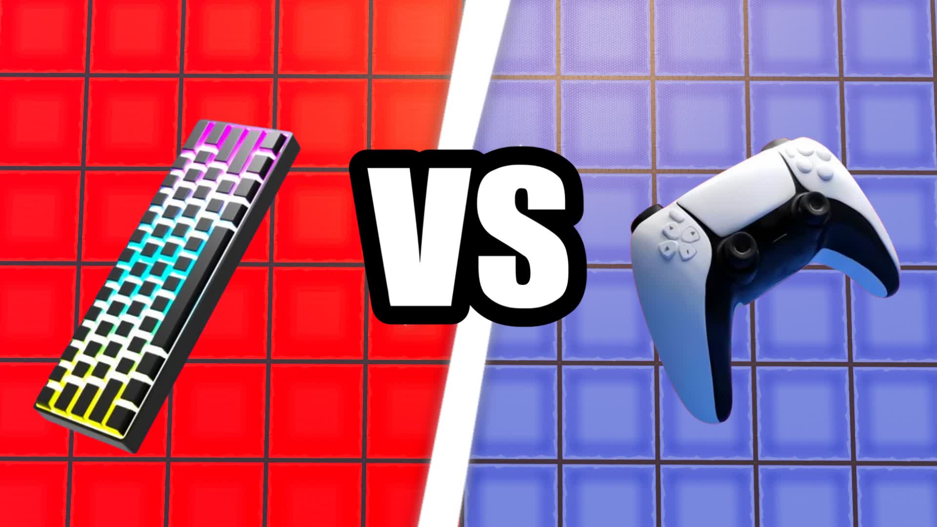KBM VS CONTROLLER RED VS BLUE 🔴 🔵 2787-7999-2272 par pwm - Fortnite