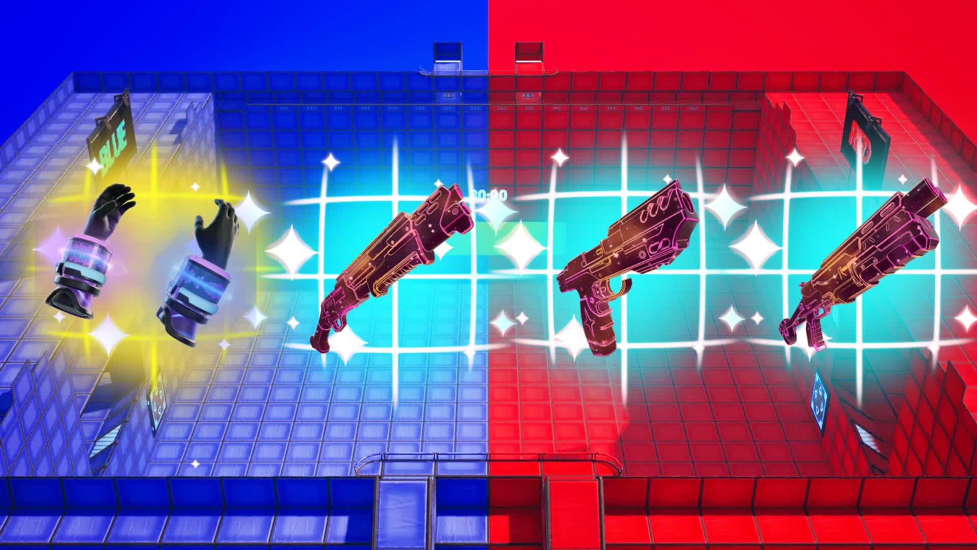 CRAZY RED VS BLUE 🔴🔵 9635-0165-6903 by itsmefynn - Fortnite Creative Map Code - Fortnite.GG