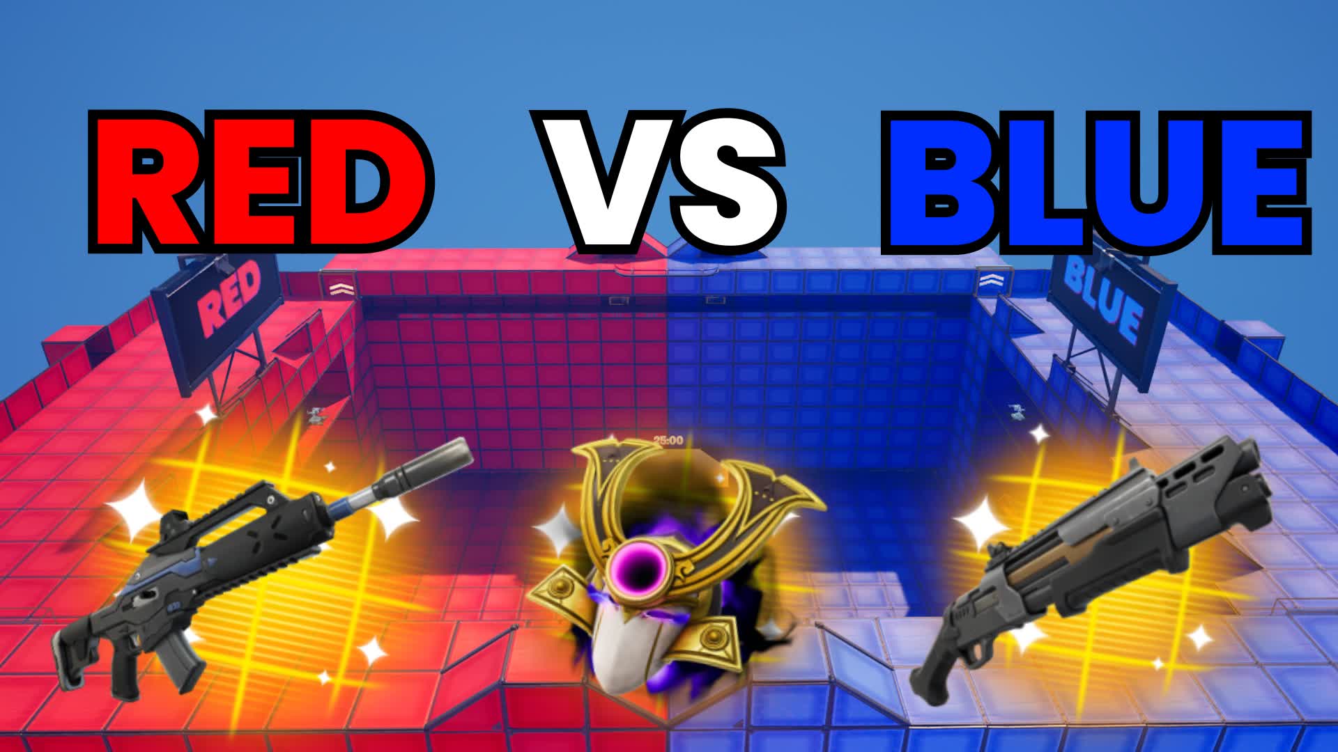 INSANE RED VS BLUE 🔴🔵 1753-9966-5913 by granular - Fortnite Creative ...