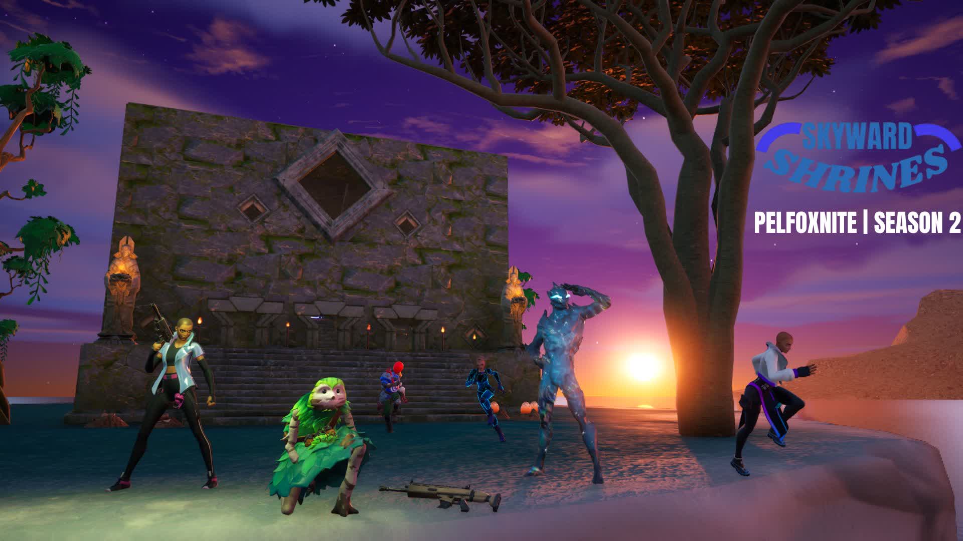 PelfoxNite Season 2 : Skyward Shrines 1995-7124-7800 by pelfox - Fortnite Creative Map Code ...