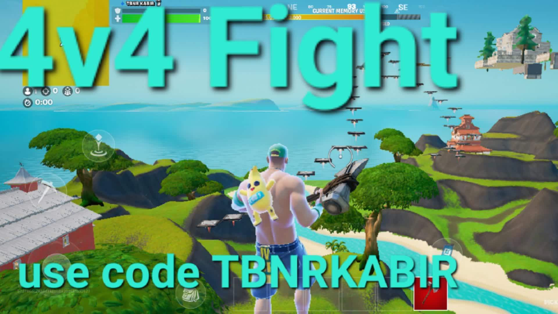 4v4 Battle 6099-7069-0707 by tbnrkabir - Fortnite Creative Map Code ...