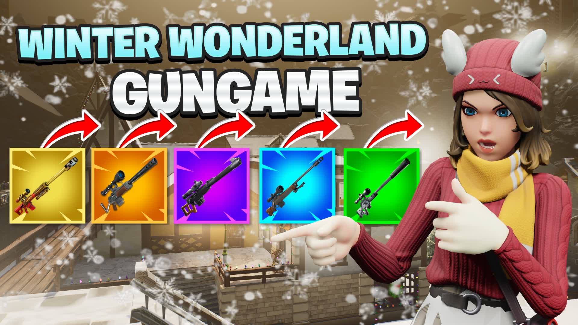 Winter Wonderland GunGame FFA 4257-5831-5406 by cdryt - Fortnite ...