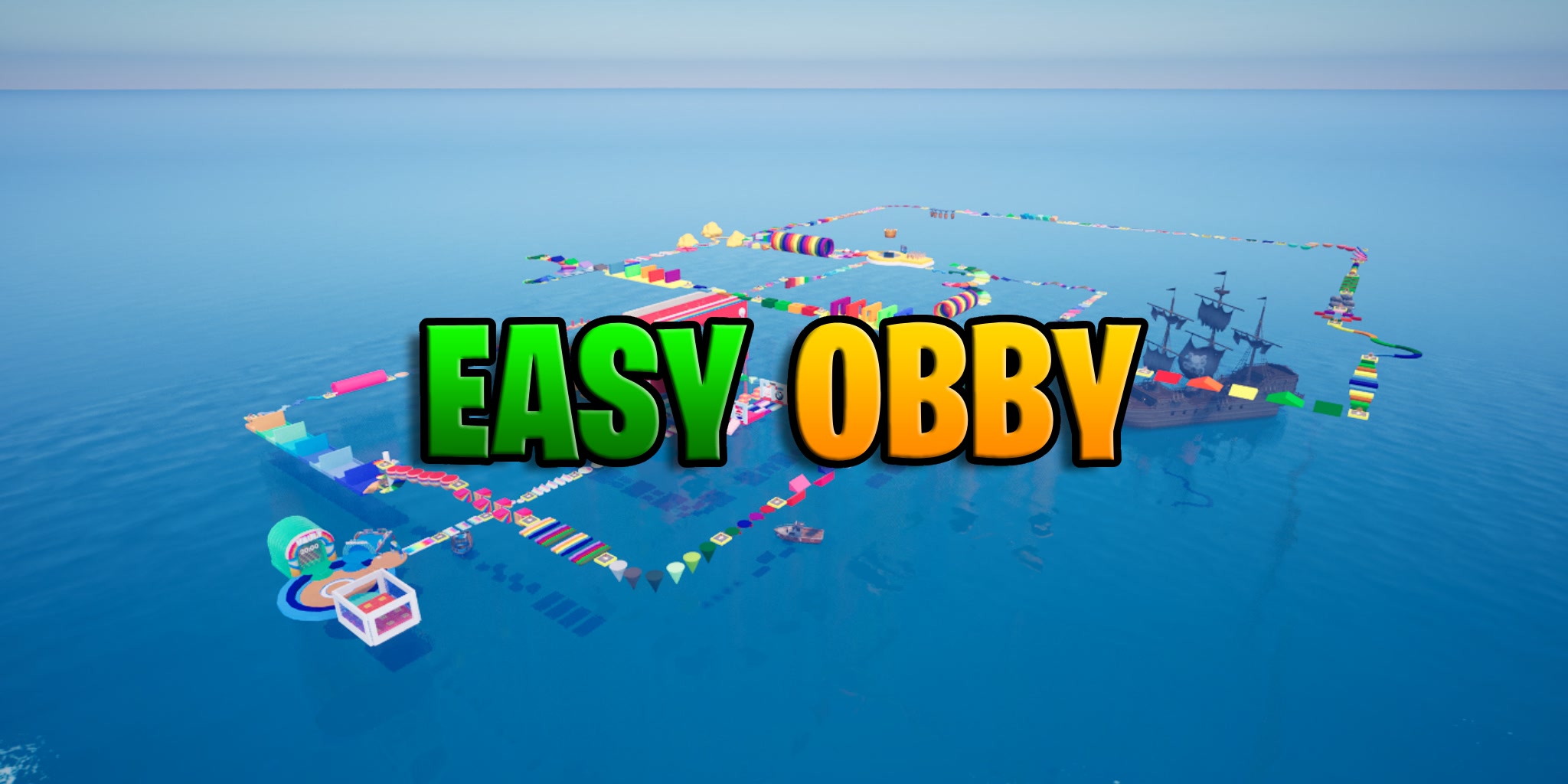⭐ SUPER EASY OBBY 100 LEVEL PARKOUR 🌈 4520-0296-3845 by pwime - Fortnite Creative Map Code ...