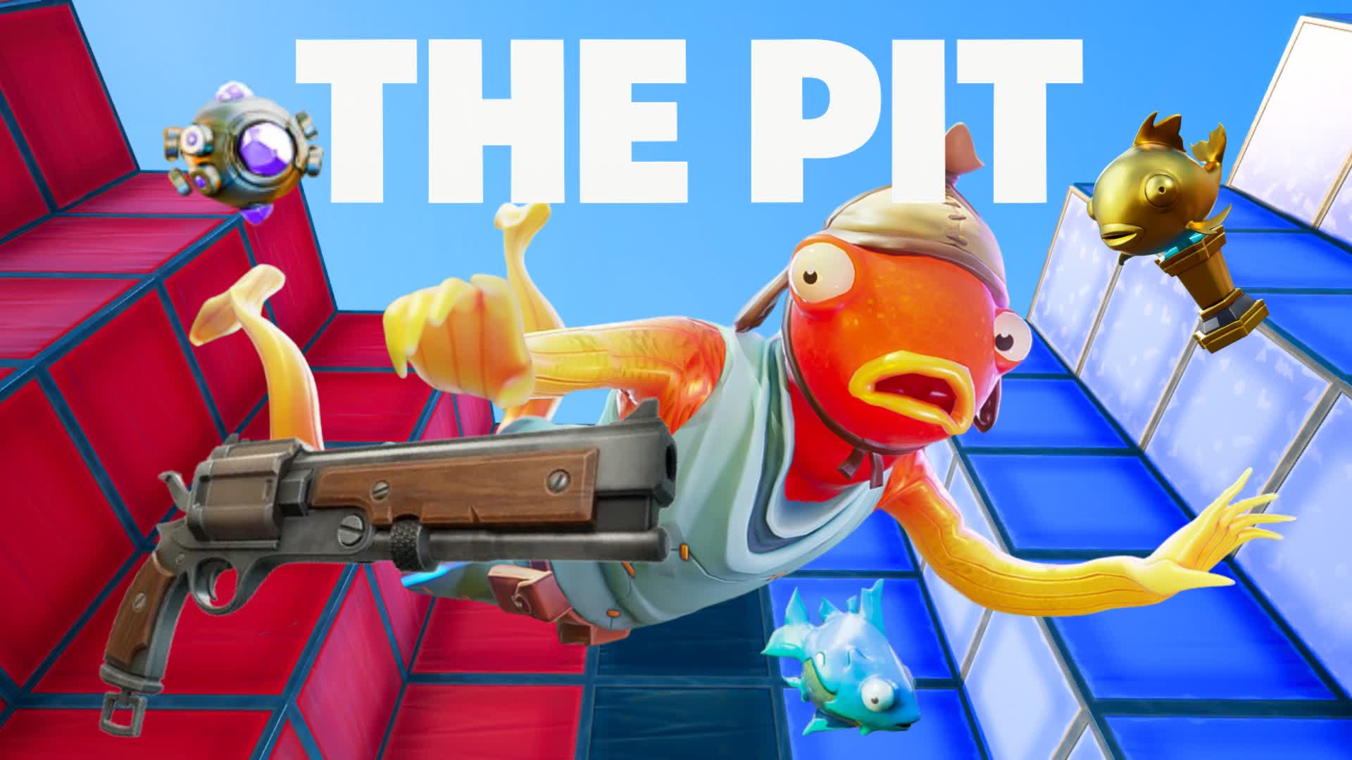 THE PIT - RED VS BLUE 4705-8659-0527 by forfox - Fortnite Creative Map Code - Fortnite.GG