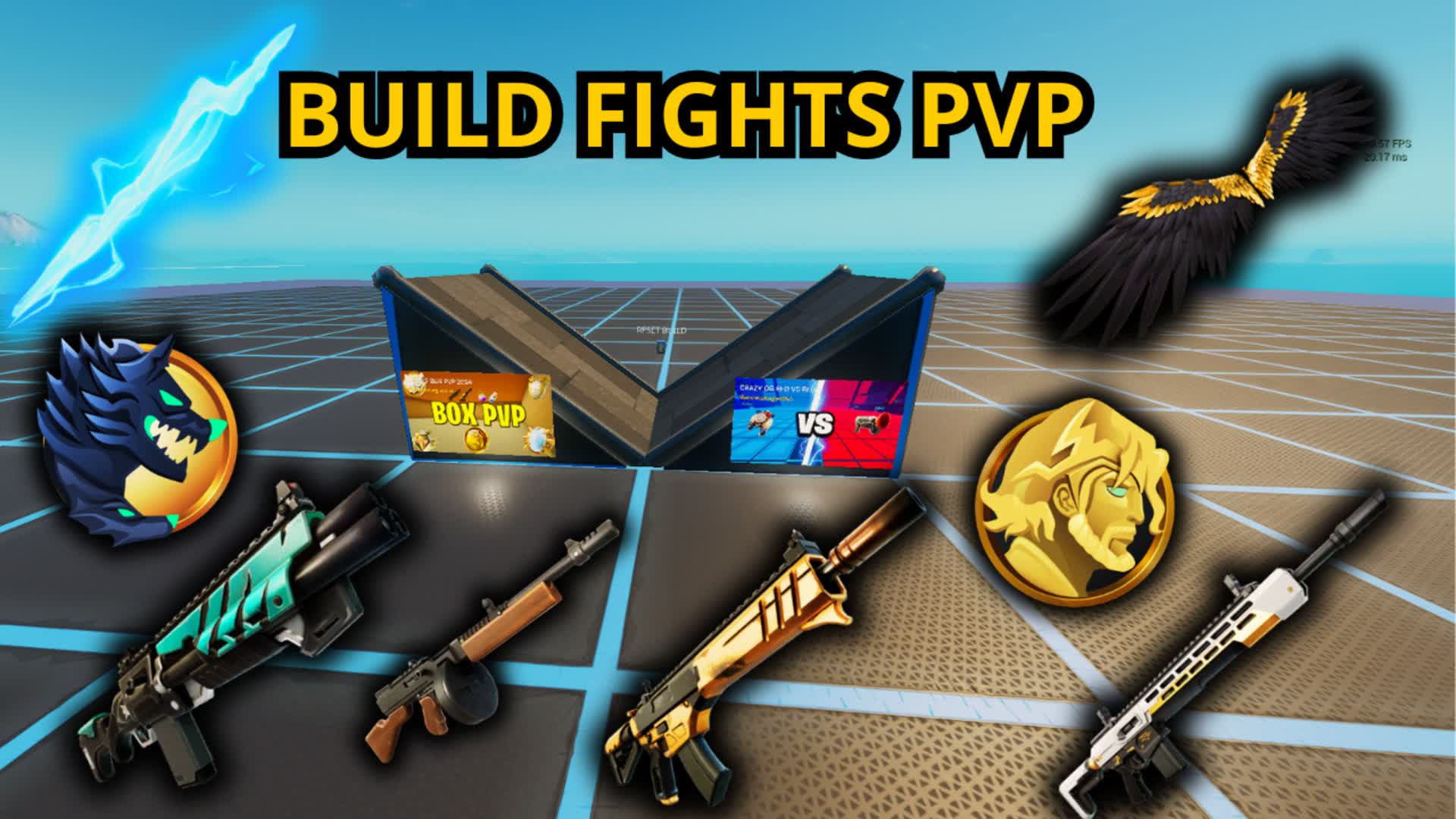 BUILD FIGHTS PVP 9006-6855-2580 by hcnqlf - Fortnite Creative Map Code ...