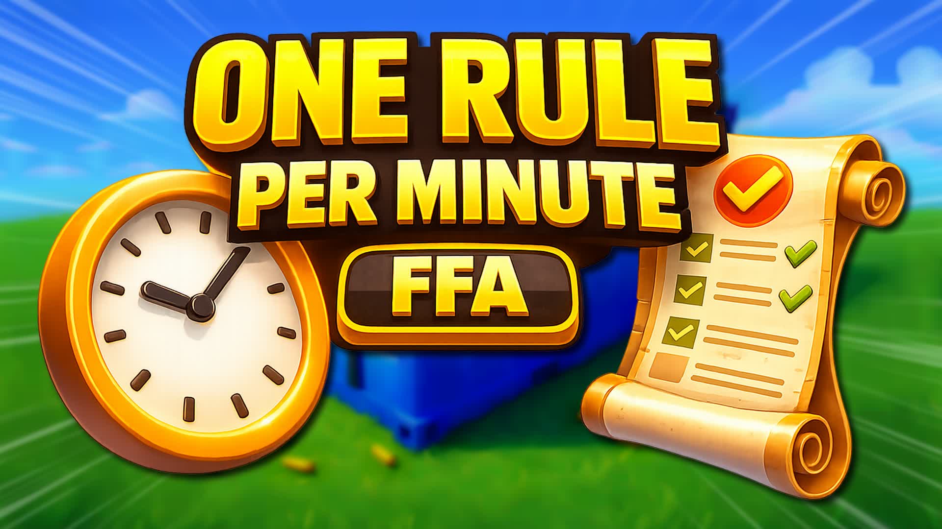 ONE RULE PER MINUTE FFA 1349-2689-2071 by mymo - Fortnite Creative Map ...