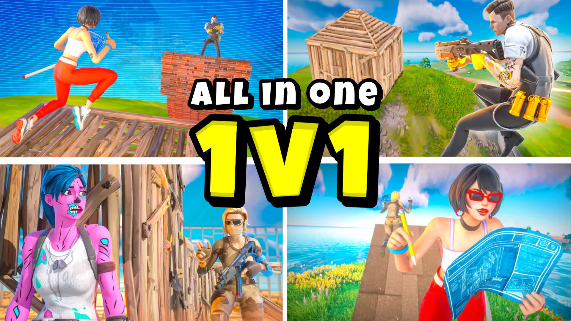 ALL IN ONE 1v1 1907 3111 7836 Jivantv Fortnite