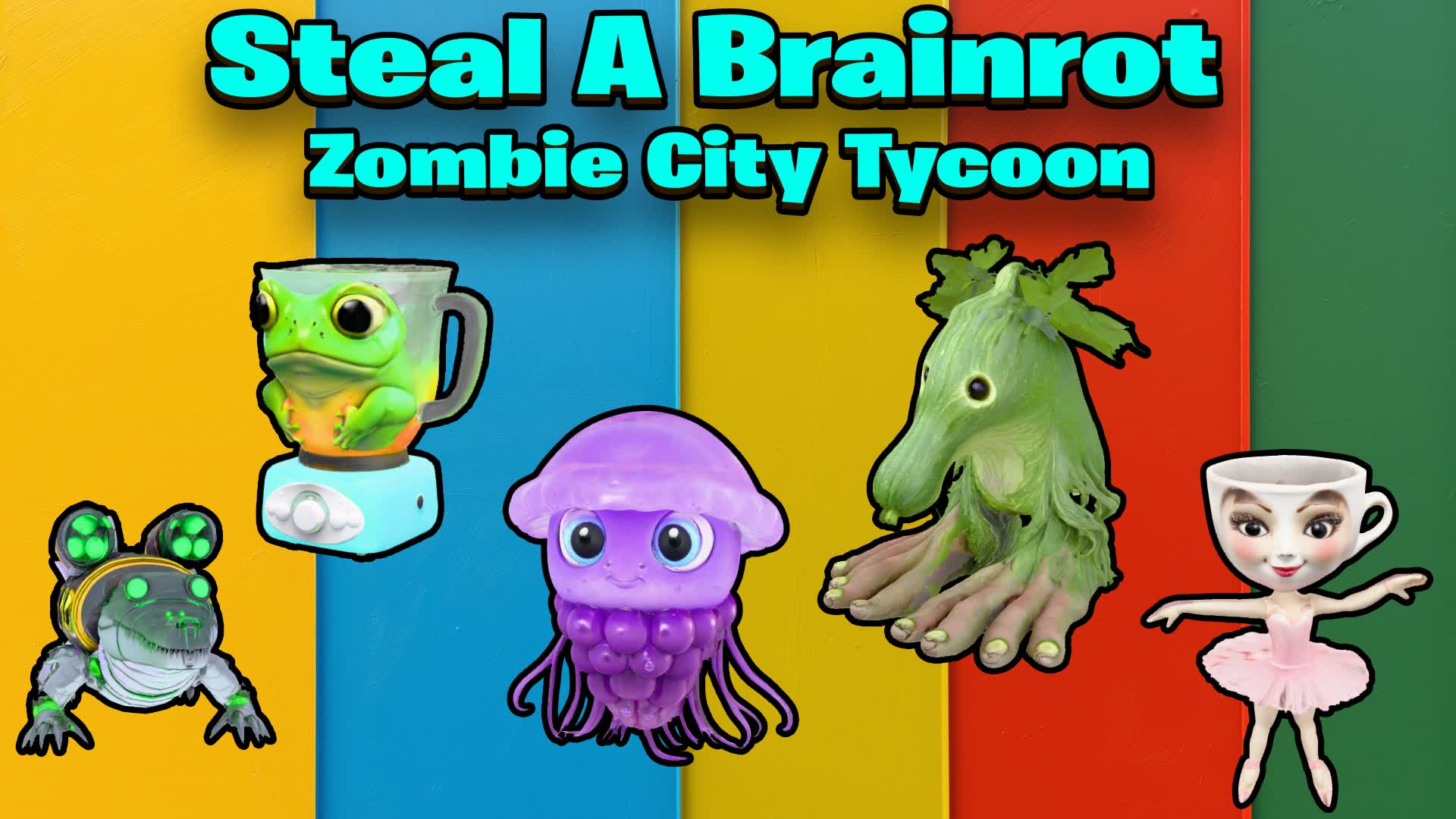STEAL THE BRAINROT ZOMBIE CITY TYCOON 6394-9302-3573 by zombieking ...