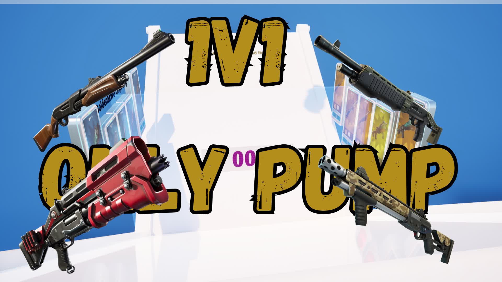 GoldenMWG 1v1 only pump 6472-4008-0537 by goldenmwg - Fortnite Creative ...