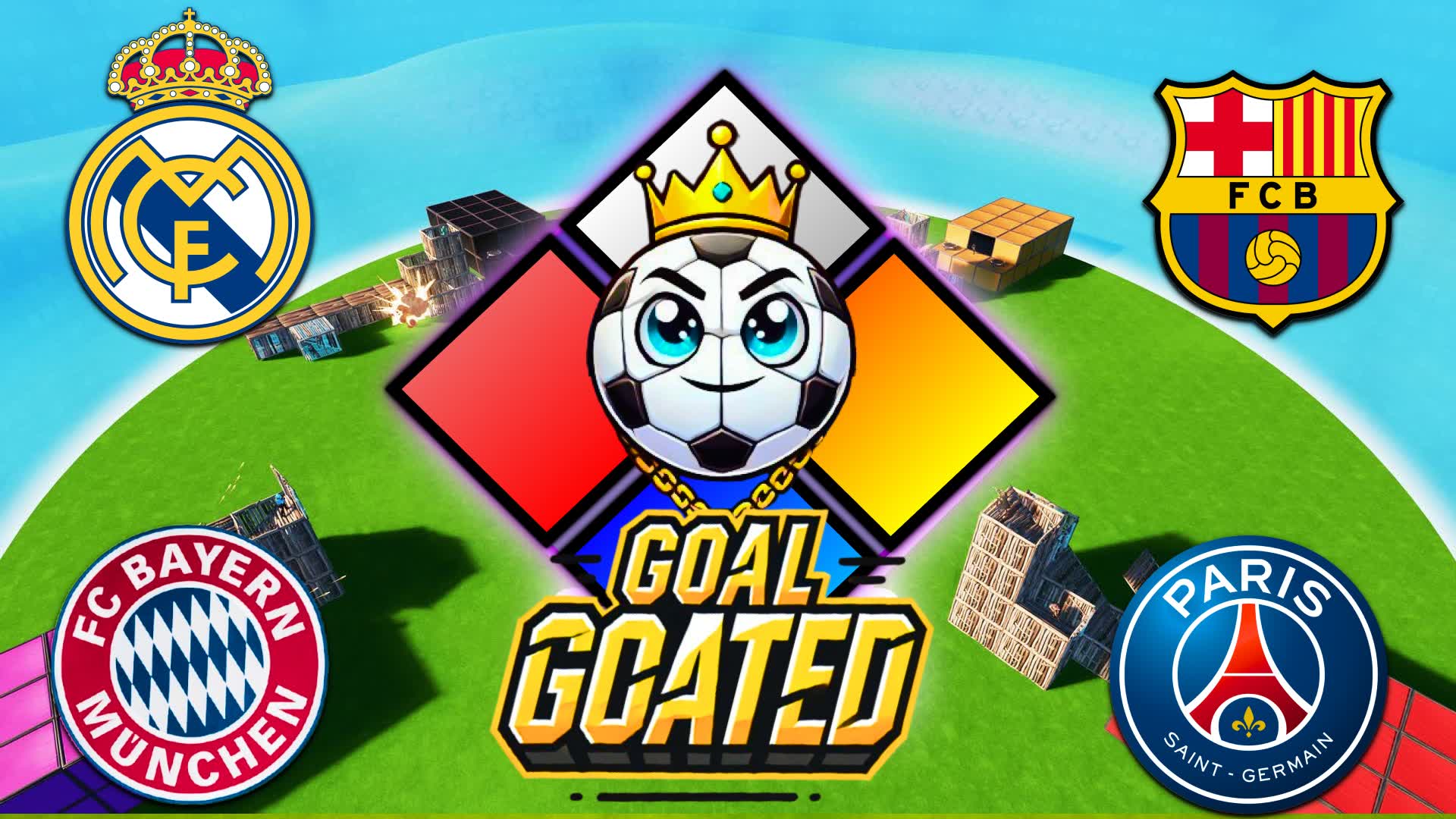 🐐 GOAL GOATED ! [SOCCER ZONE WARS] 🌀 0149-2314-3308 by coyg - Fortnite ...