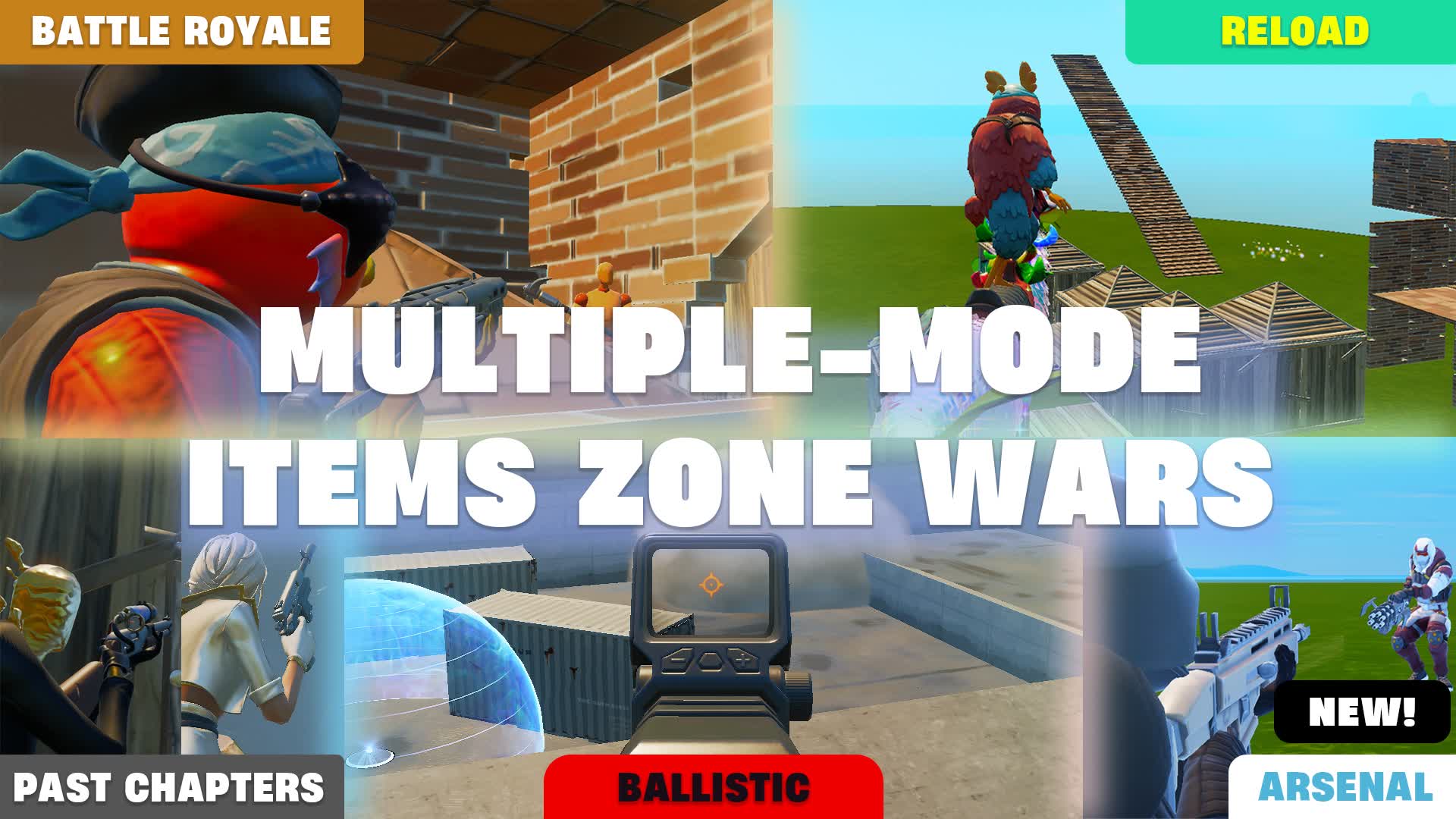 MULTIPLE-MODE ITEMS ZONE WARS (SOLO) 5336-8415-6270 by dorq - Fortnite ...