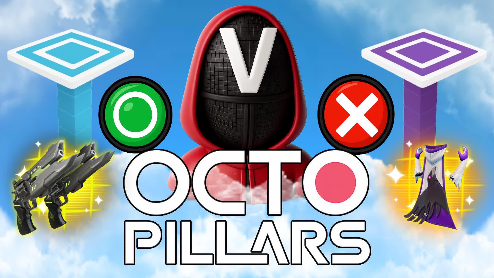 OCTO 3 PILLARS! 🥇 5651-4813-3801 by furia69 - Fortnite Creative Map ...