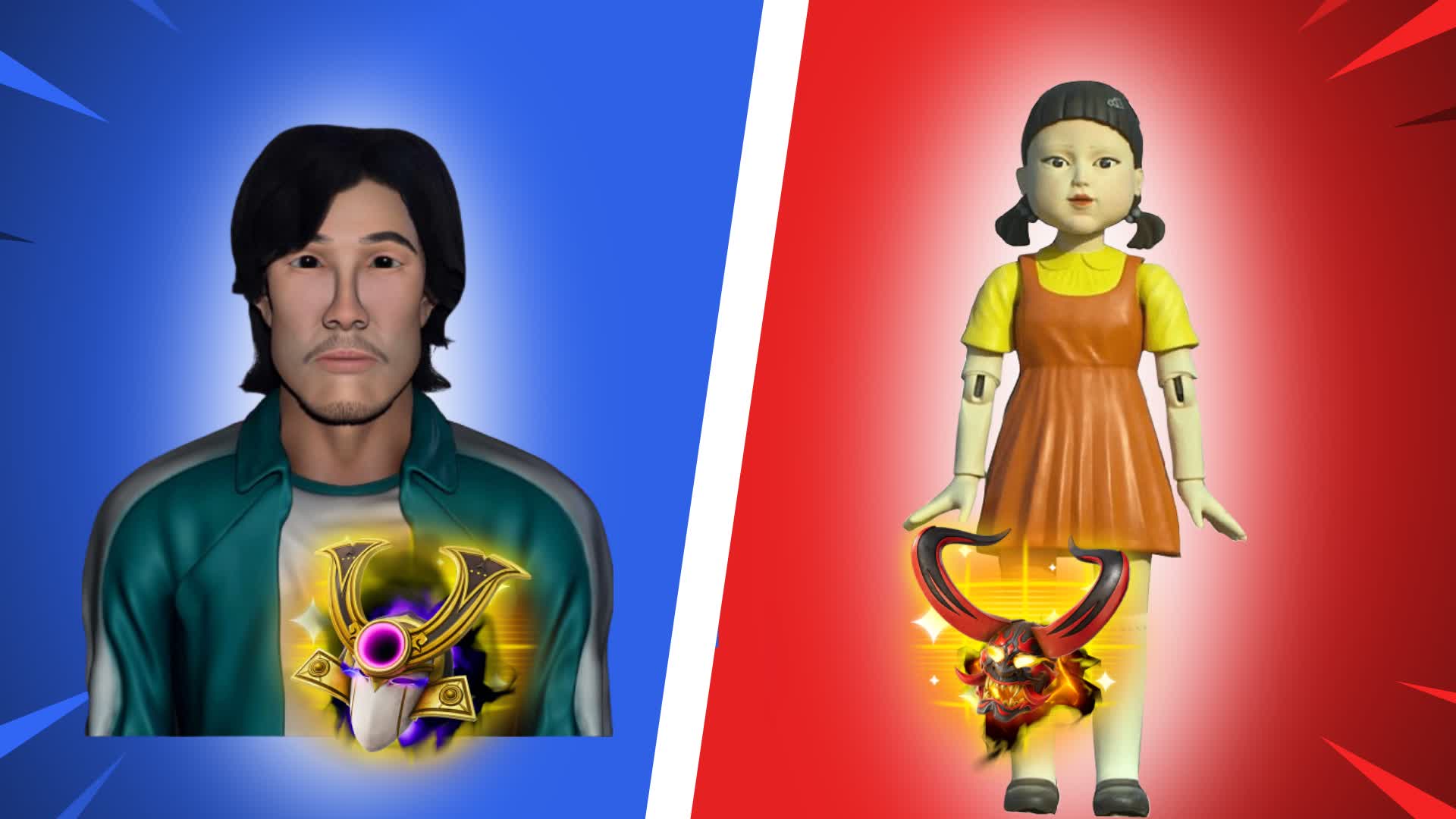 🔴 RED VS BLUE 🔵 SQUID GAME 🦑 6581-0421-5751 by vinura - Fortnite ...