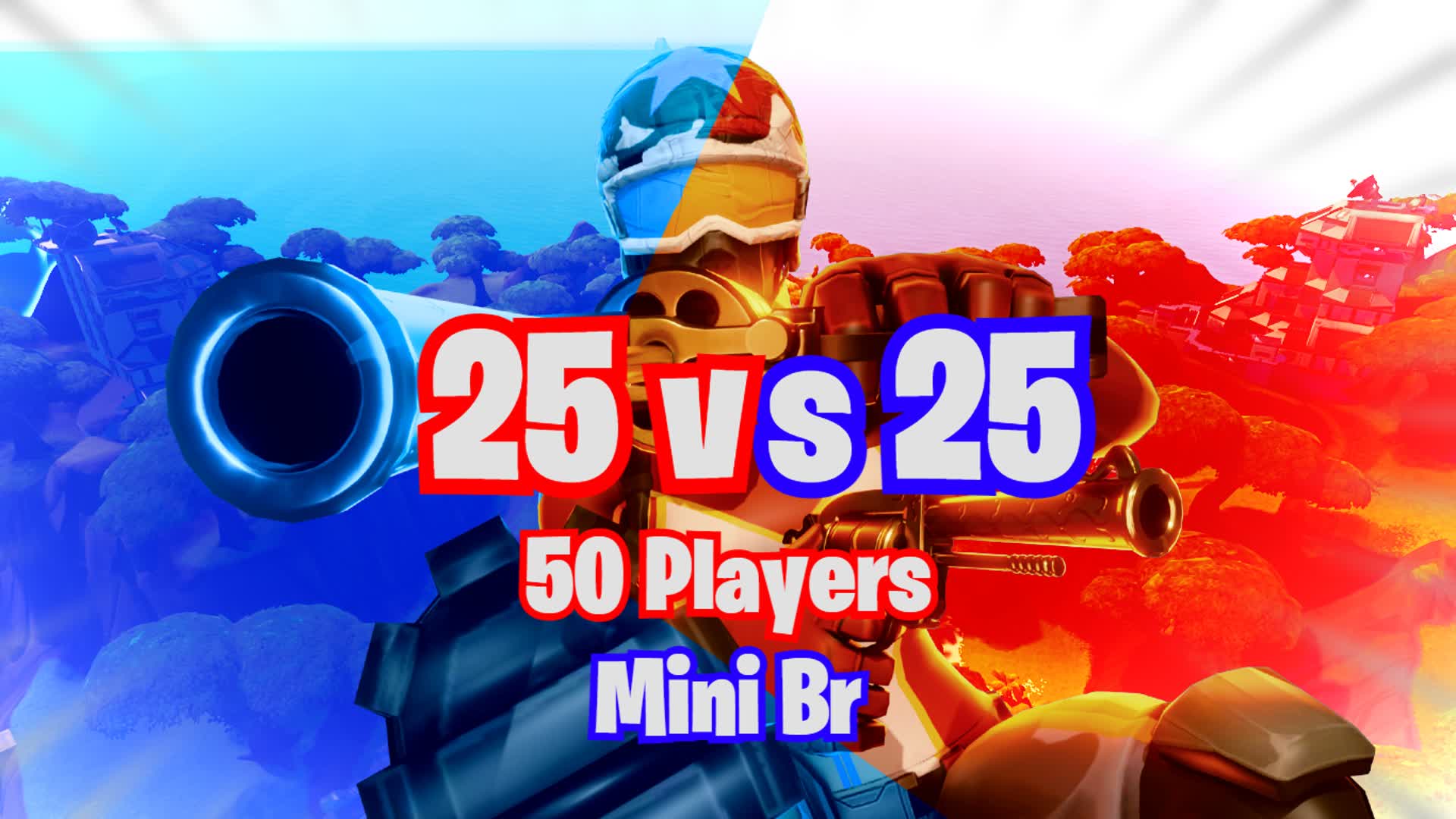 25 VS 25 6773-2104-2407 by salvador - Fortnite Creative Map Code ...