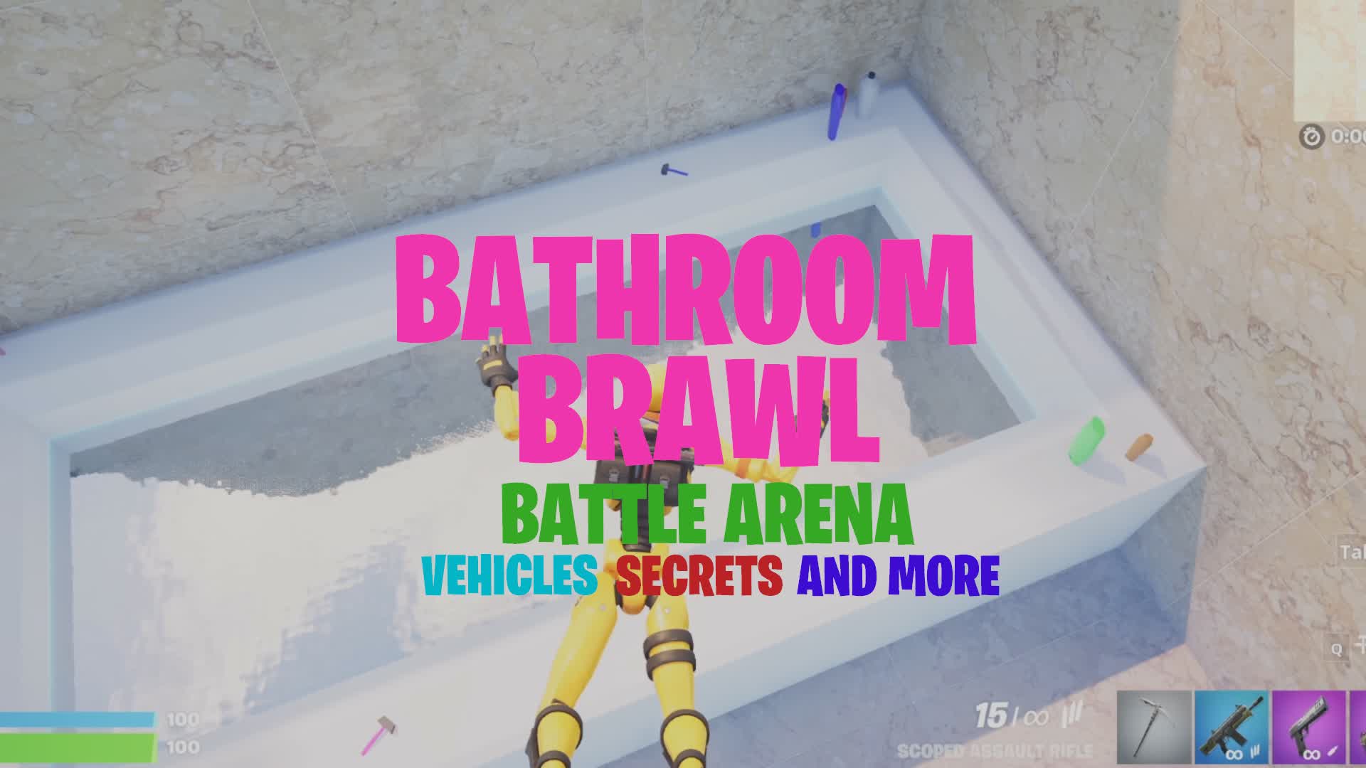 Bathroom Brawl 5665-0295-3182 by cl0by - Fortnite Creative Map Code ...