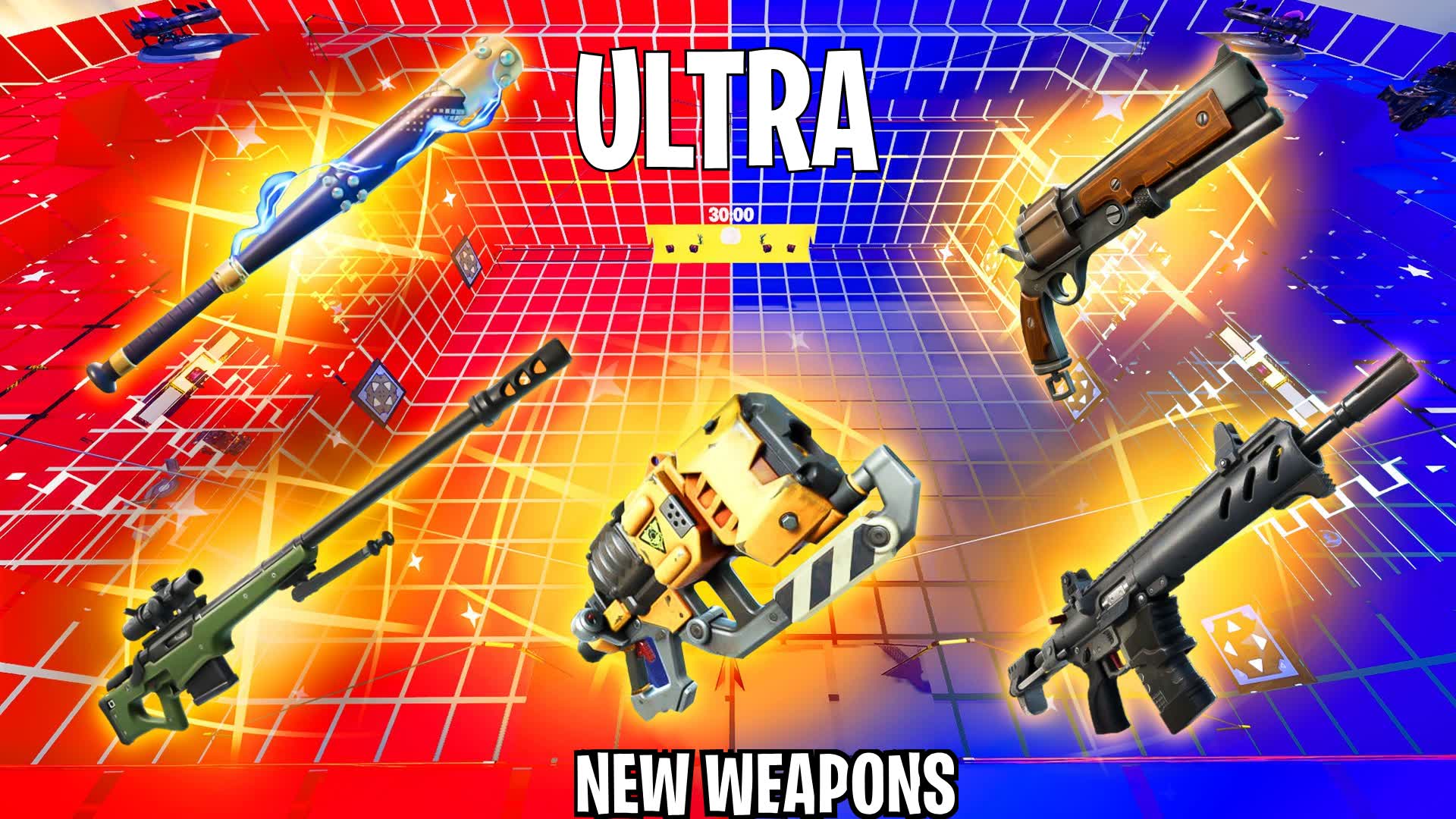 ULTRA RED VS BLUE 🔴🔵 *NEW GUNS* 0535-4681-8312 by gabixo - Fortnite ...