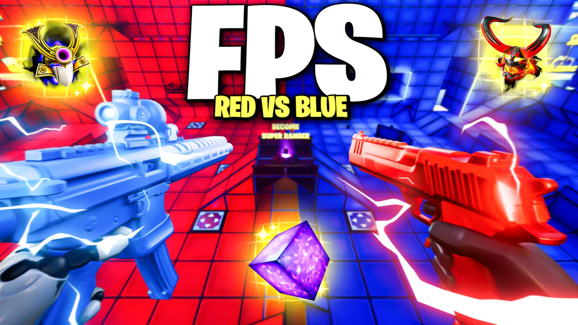 FPS RED VS BLUE🔴🔵SUPER RANGERS 2349-5121-3343 by ritzmind - Fortnite ...