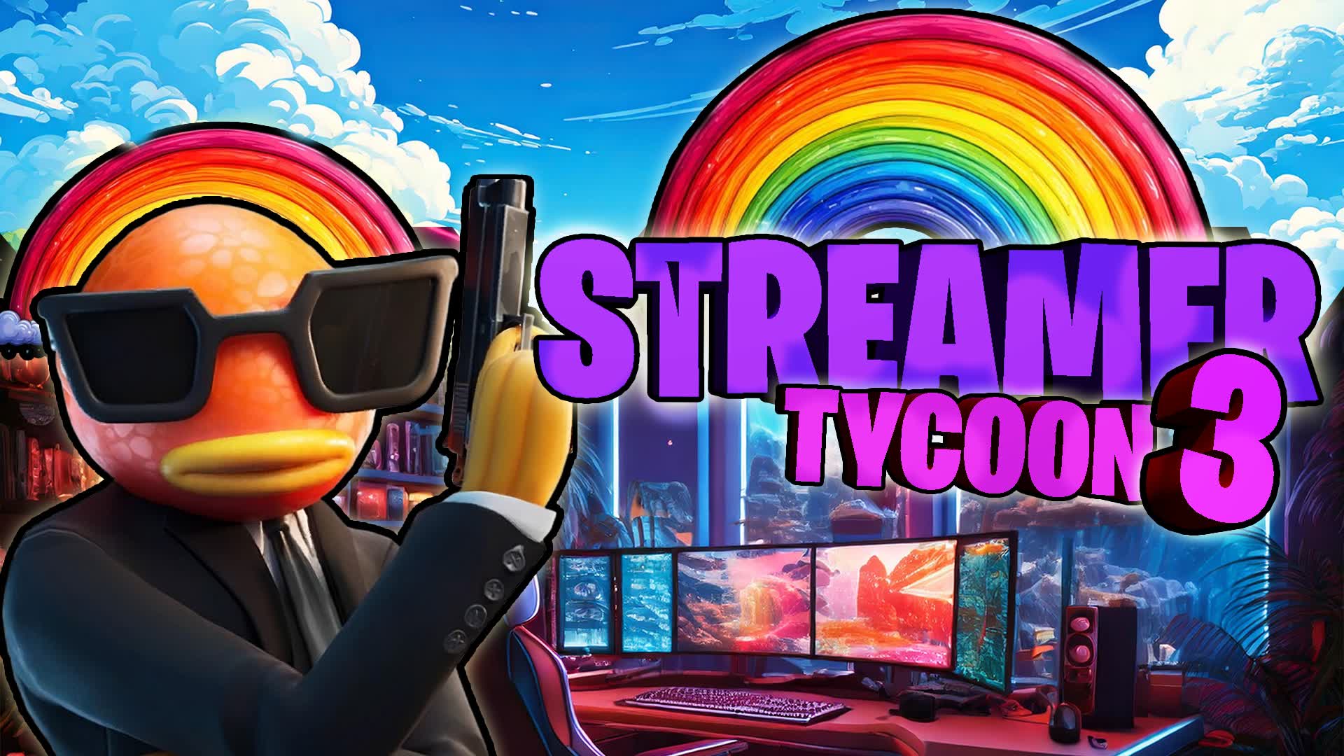 🎮STREAMER TYCOON 3🎧 9115-1939-5407 by jbc - Fortnite Creative Map Code - Fortnite.GG