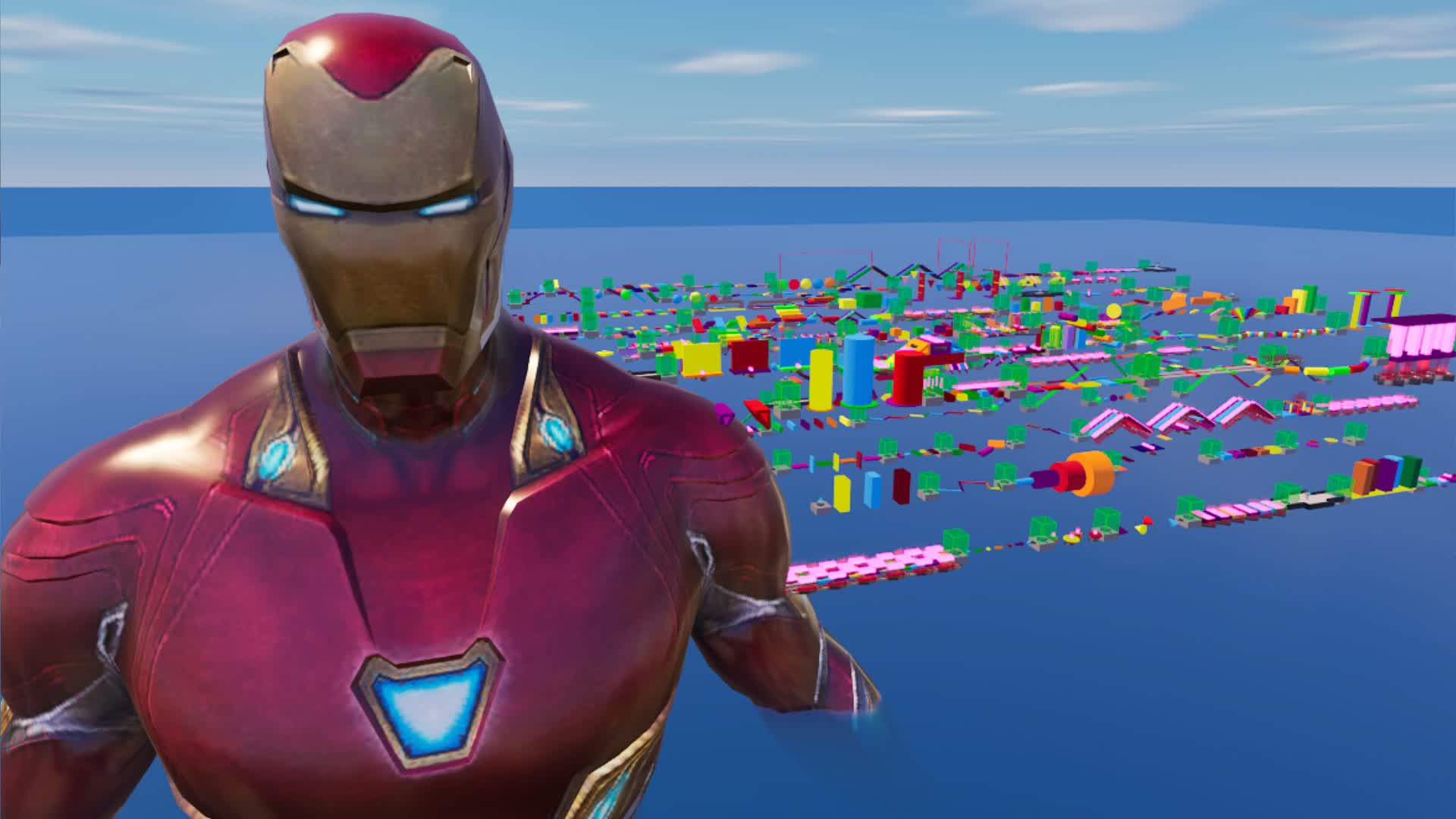 150 LEVEL IRON MAN PARKOUR ⭐ 9058-0518-4128 by escapeitz - Fortnite