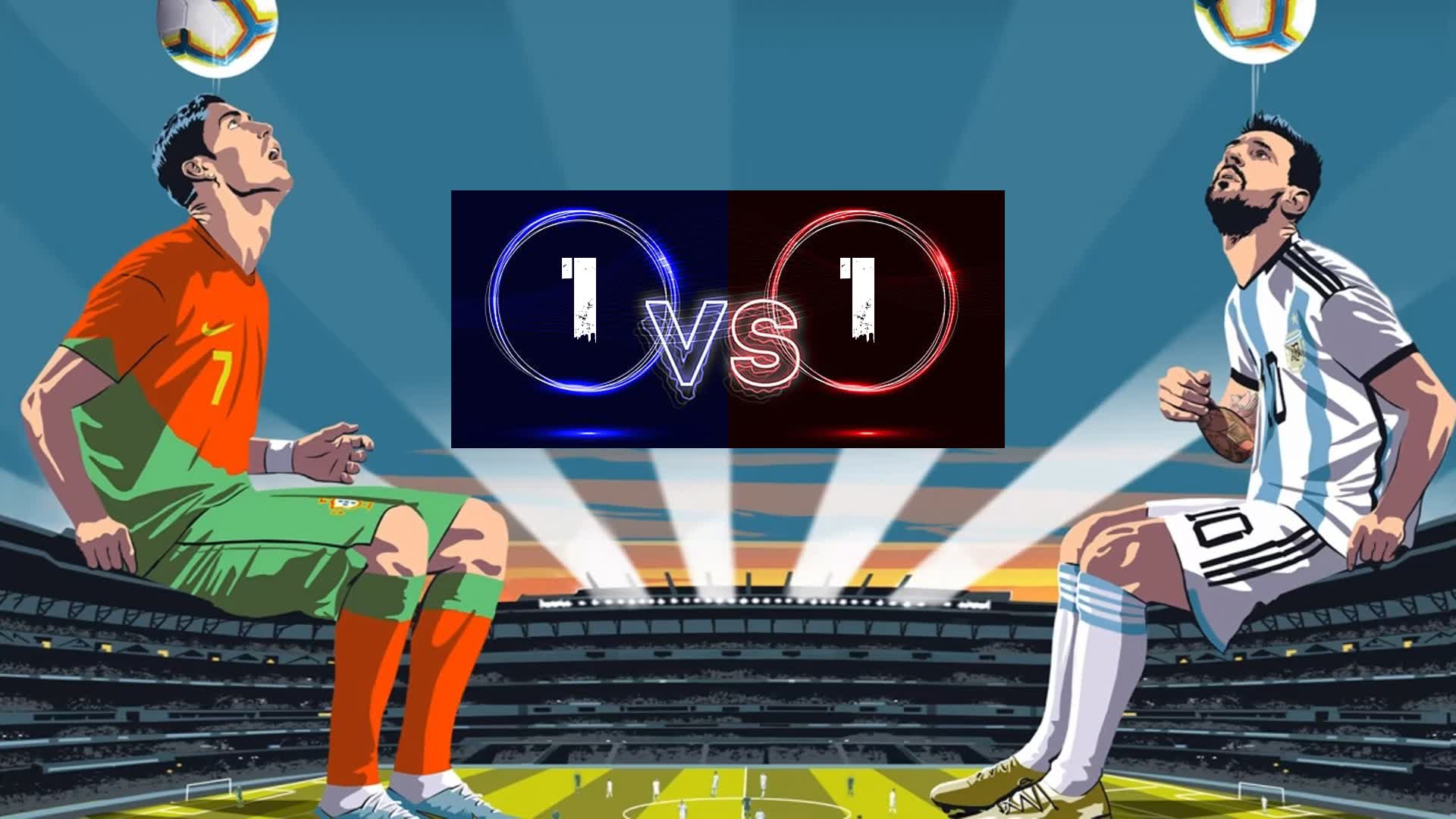 MESSI VS RONALDO 1 VS 1 BATTLE 1952-4468-8778 by universal-code ...