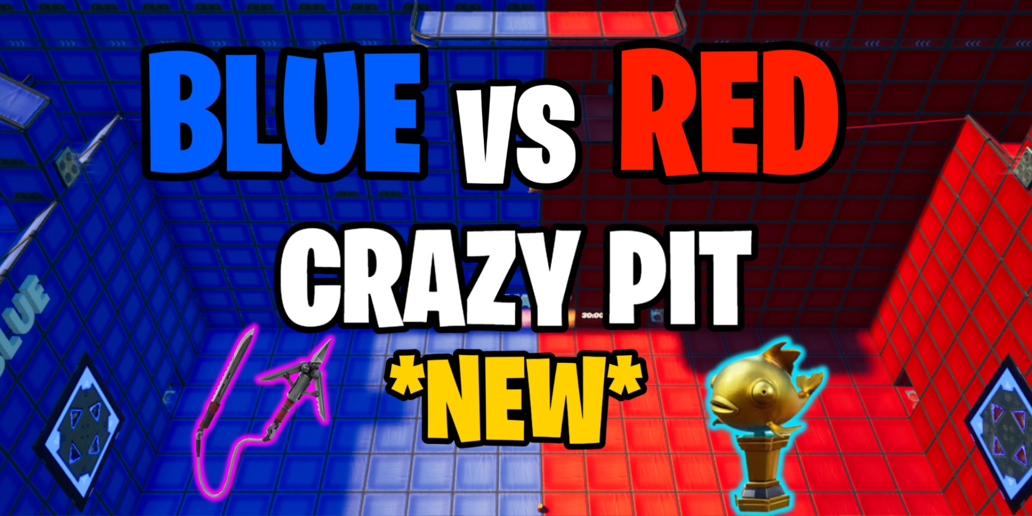🔴RED VS BLUE🔵CRAZY PIT 4232-8026-9571 by detooxgod - Fortnite Creative Map Code - Fortnite.GG