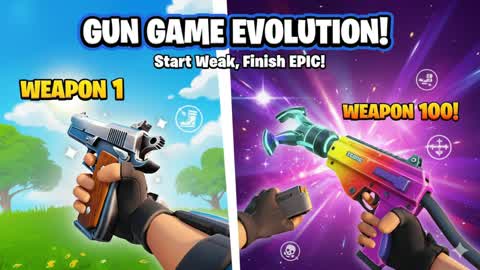 🔫 WEAPON CHAOS GUN GAME! 💥 6760-6339-6261 by gameleap - Fortnite ...