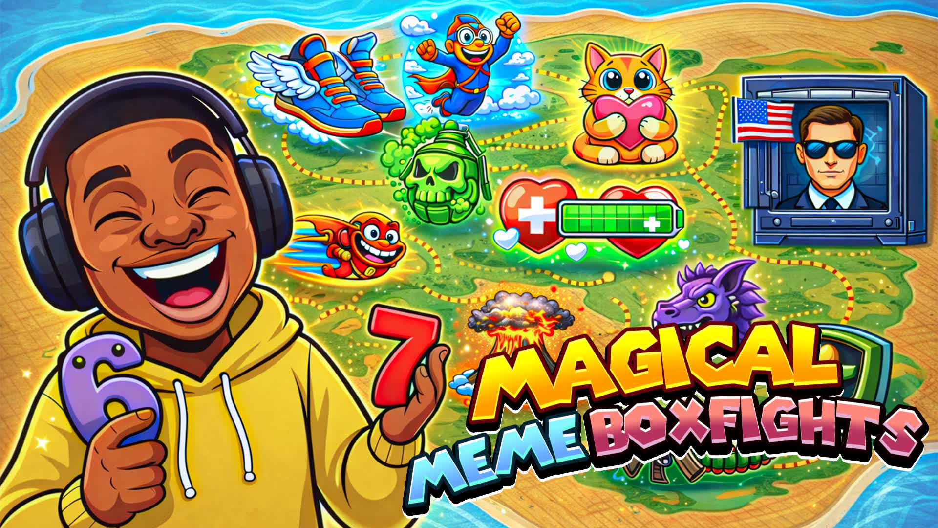 🐵 MAGICAL MEME BOXFIGHTS 📦 8298-2245-9806 by realone - Fortnite