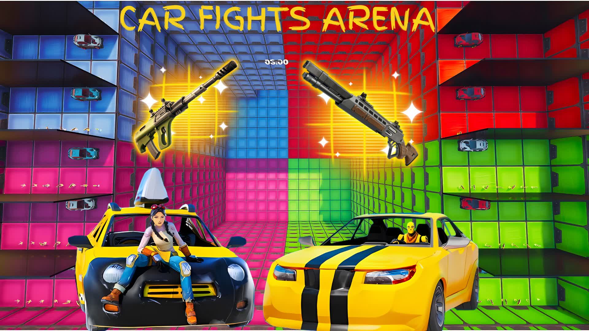 CAR FIGHTS ARENA 🚗 9335-4180-0514 by tatasigma - Fortnite