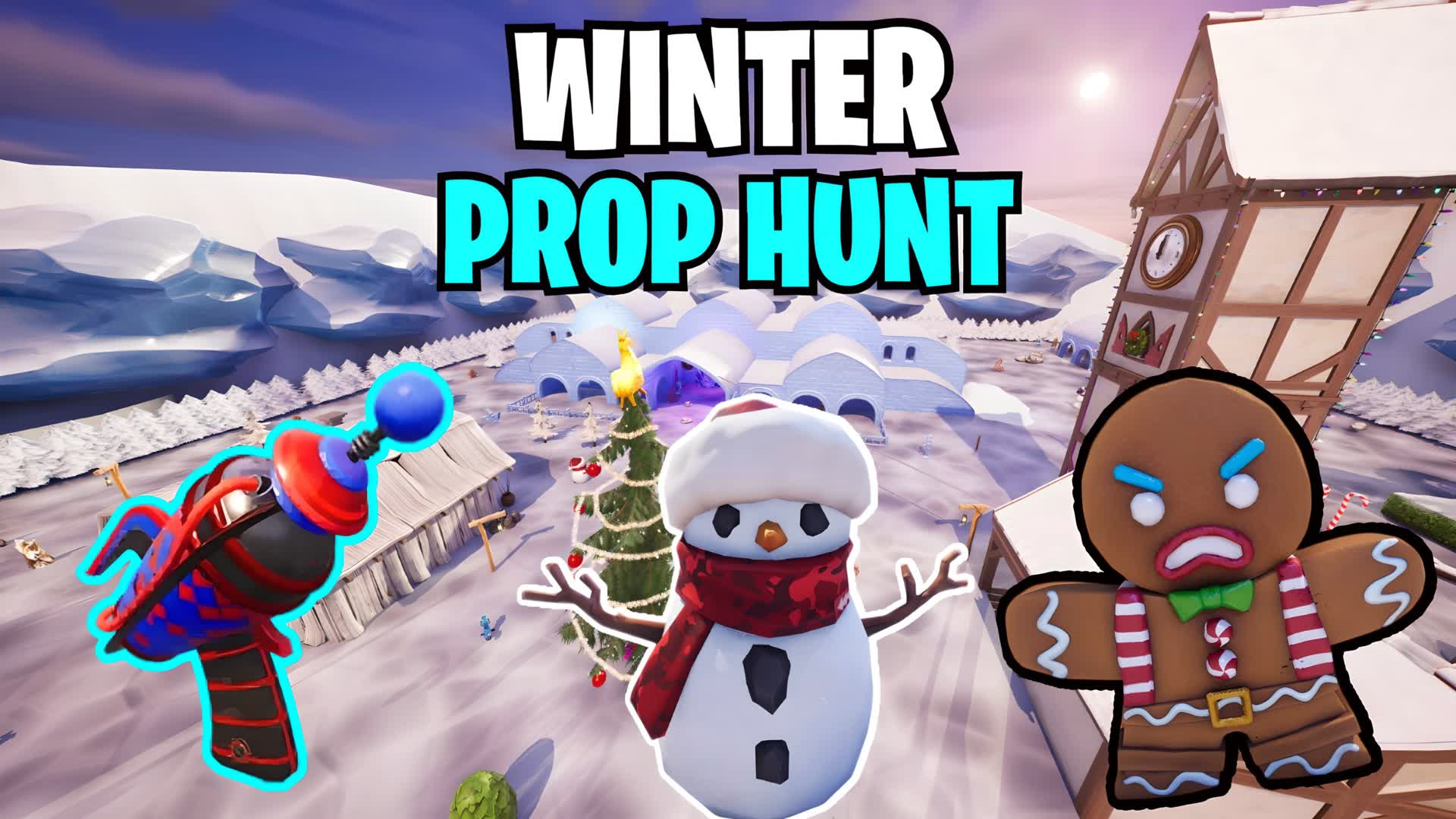 WINTER🥶PROP HUNT 1851-8503-0968 by skrips - Fortnite Creative Map Code - Fortnite.GG