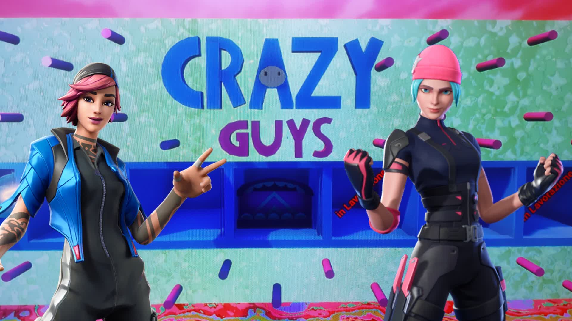 Crazy Guys 9497-9108-0833 by dew - Fortnite Creative Map Code - Fortnite.GG