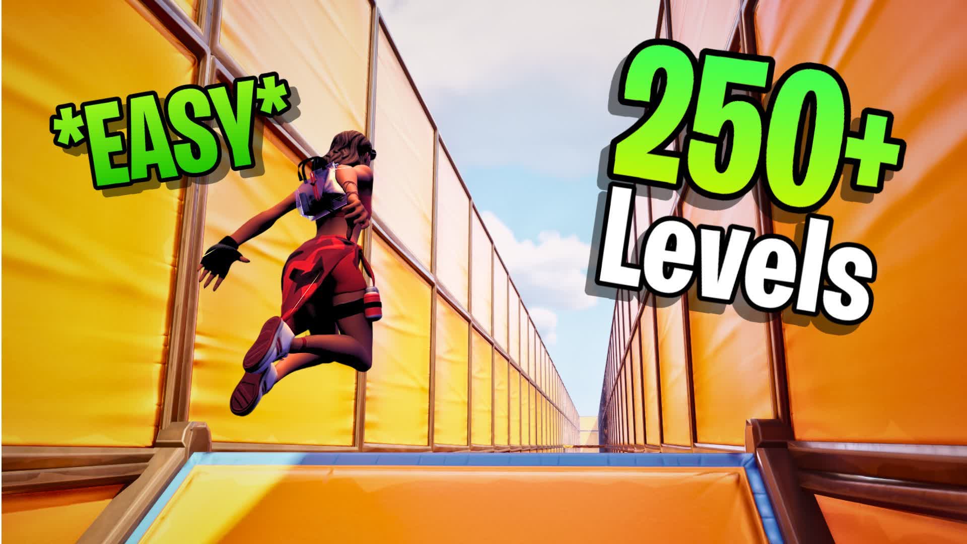 PARKOUR EASY 250+ LEVELS 2984-6577-4754 by azazin - Fortnite Creative Map Code - Fortnite.GG