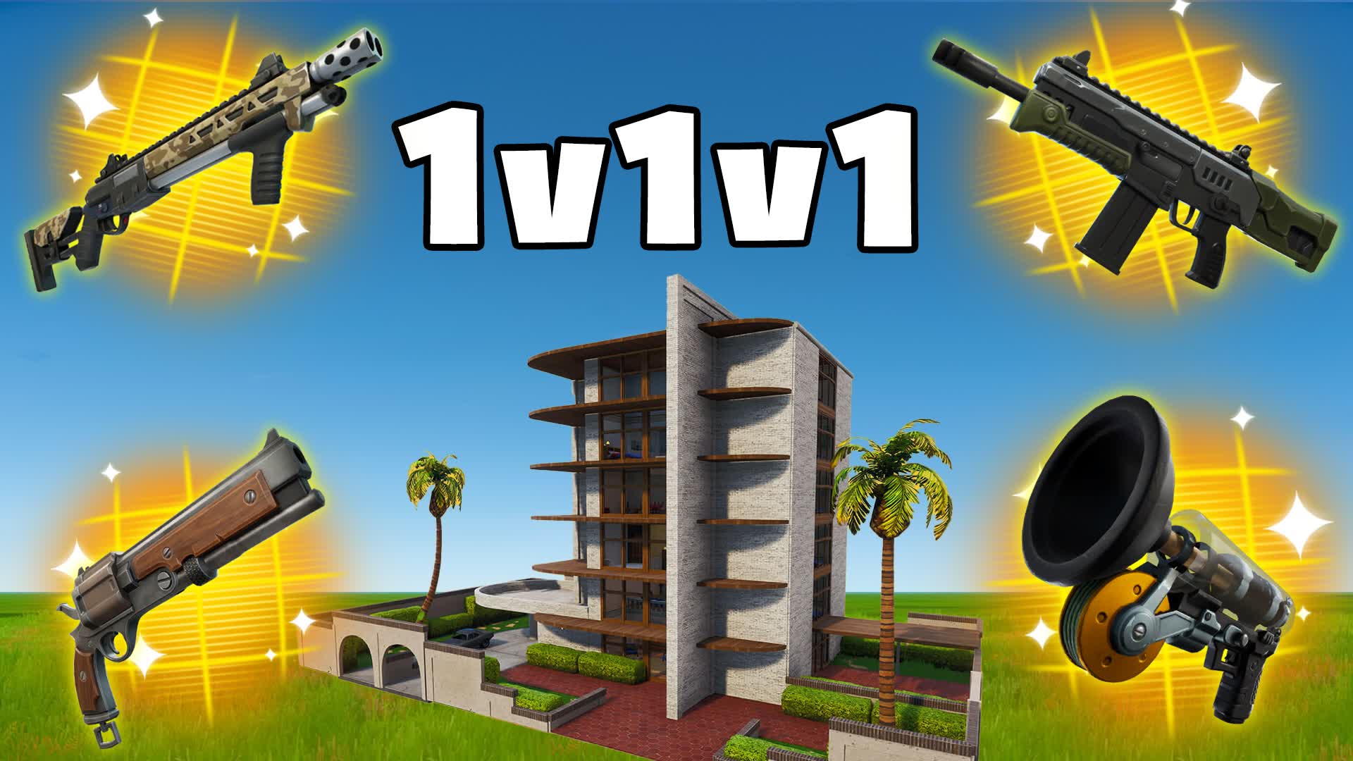 1V1V1 RELOAD OASIS 7765-4910-6307 by jajeh - Fortnite Creative Map Code ...