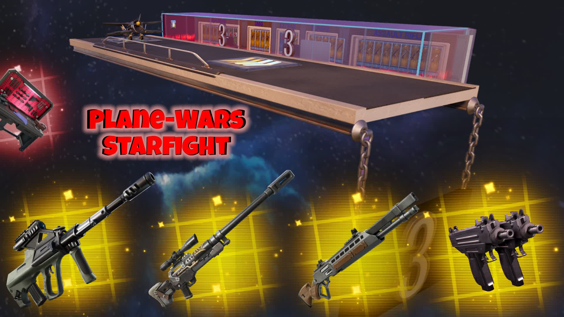 Sky Wars ๏ธ๐ 9883 1381 3912 By Lasseone Fortnite Creative Map Code