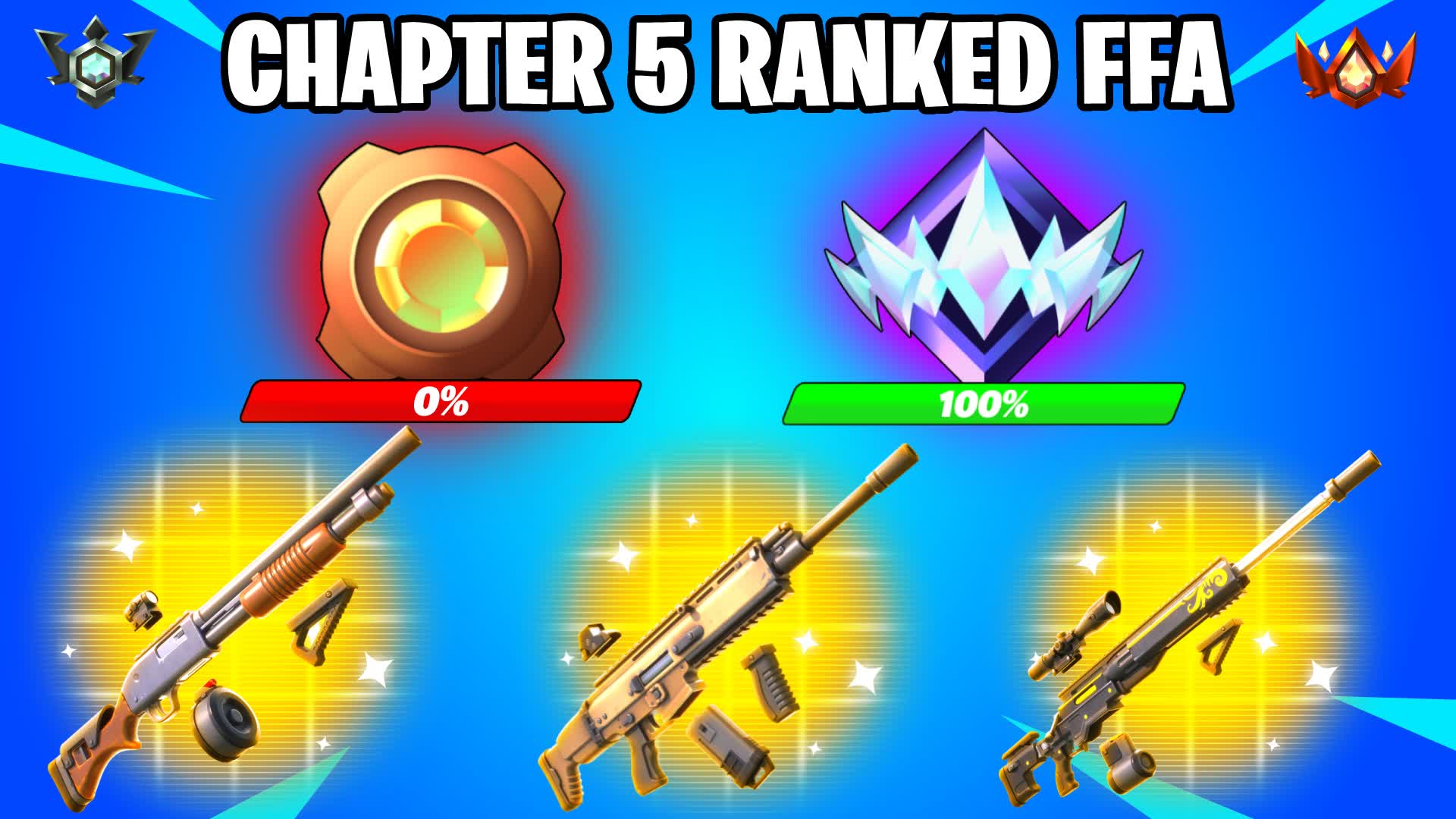 All Weapons Chapter 5 Ranked 4460 2165 7537 Par Vanhoosecreative Fortnite
