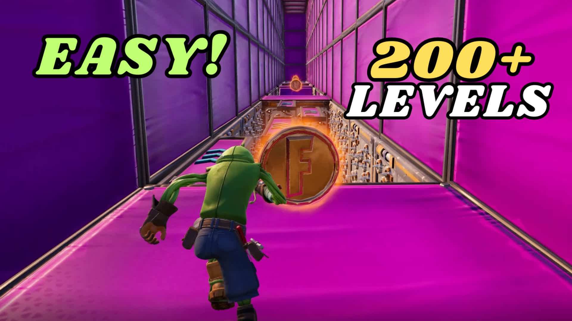 200+ level easy parkour 1246-5029-4546 by dunne - Fortnite Creative Map Code - Fortnite.GG