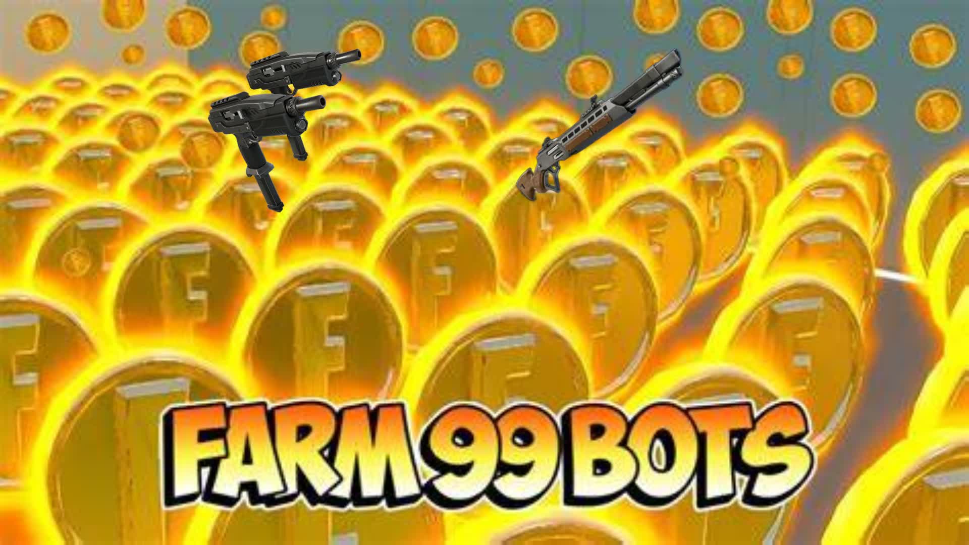BOTS FARM 🔥 ALL WEAPONS 💥 1613-5015-1050 من ابتكار k28 - Fortnite