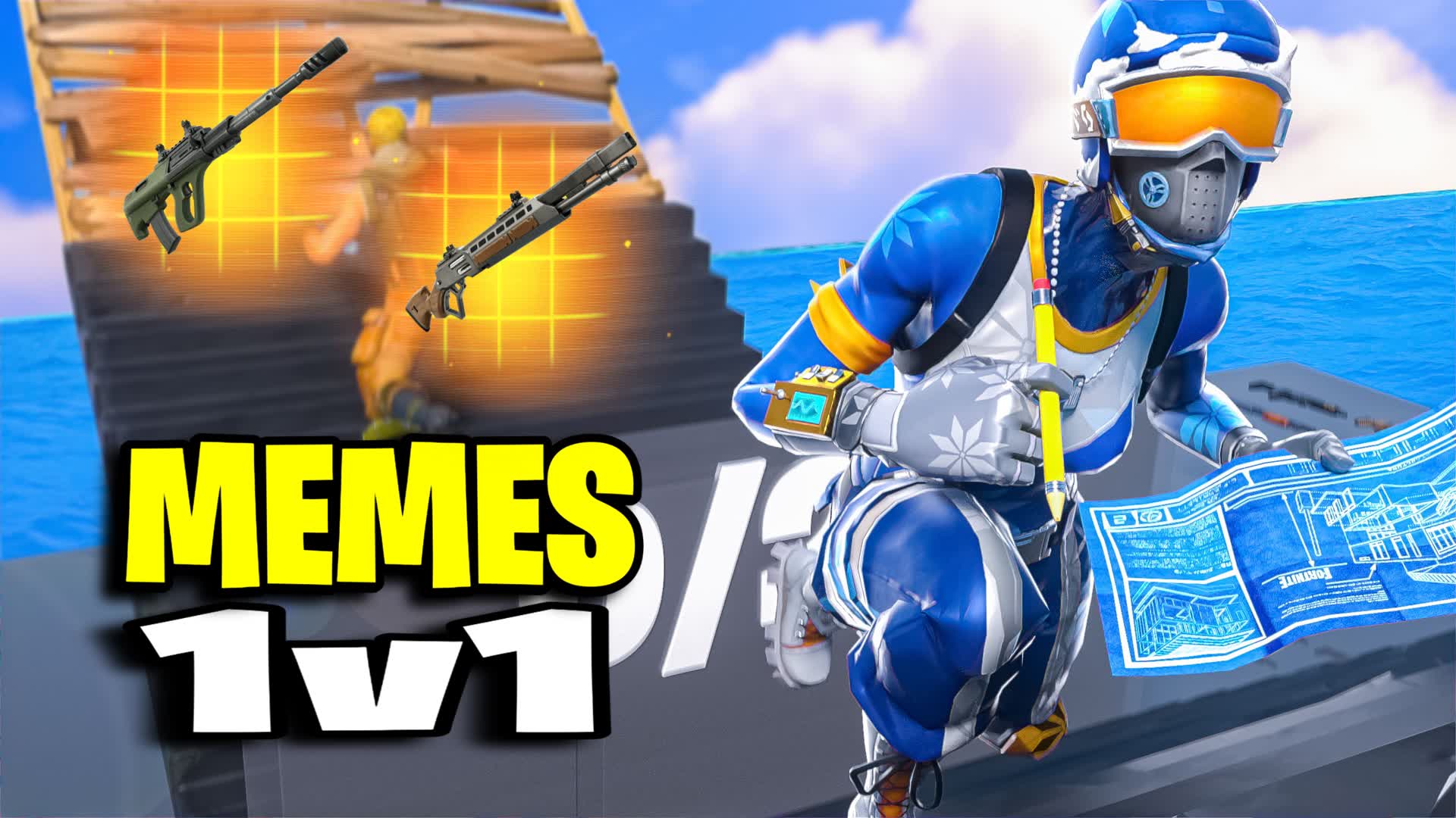 🏆BEST 1V1 MAP [MEMES SOUNDS] 0199-0042-6092 by y2kk - Fortnite Creative ...