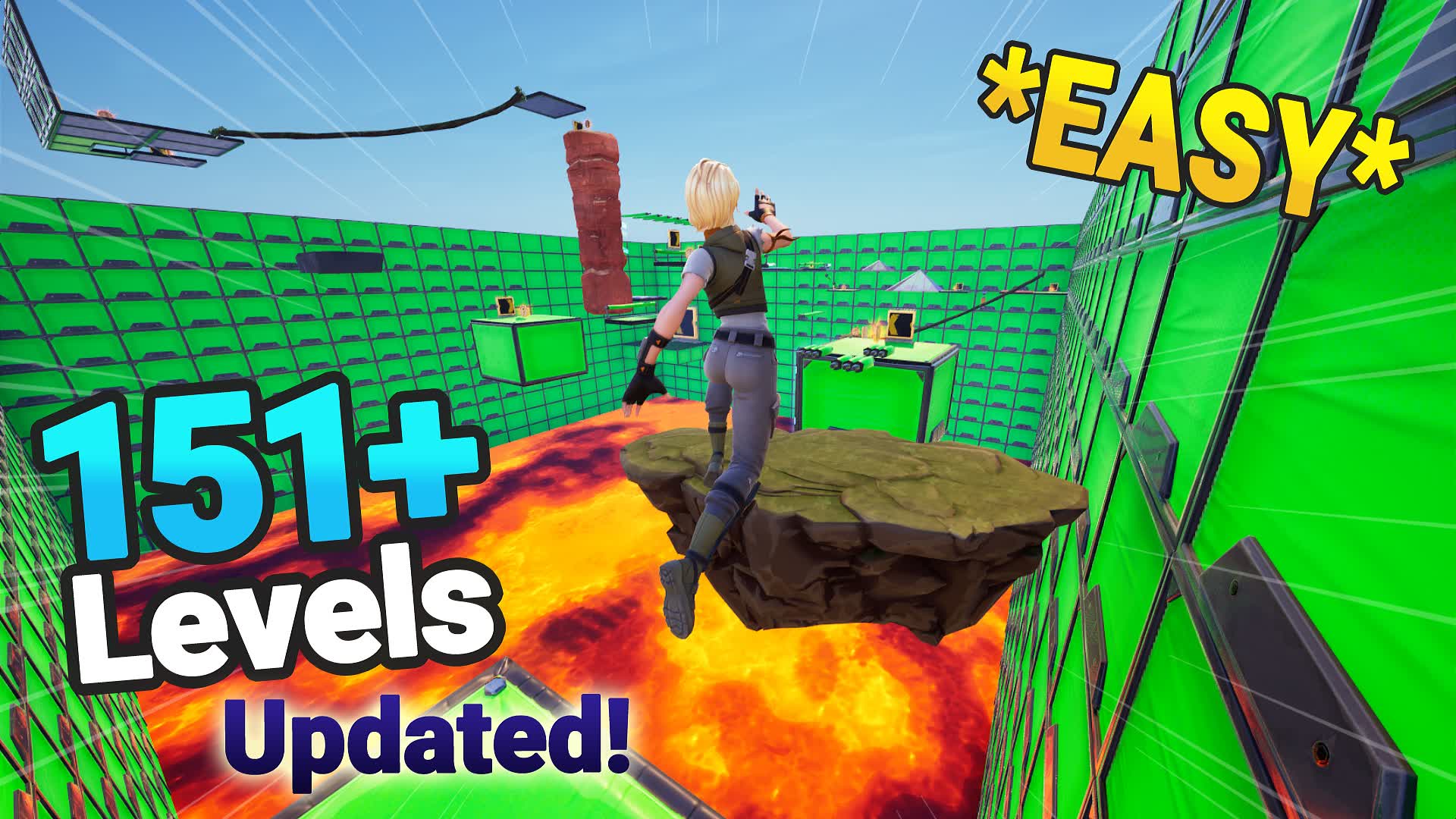 DEFAULT PARKOUR 151+ 0388-2691-1438 by officesoregashi - Fortnite Creative Map Code - Fortnite.GG