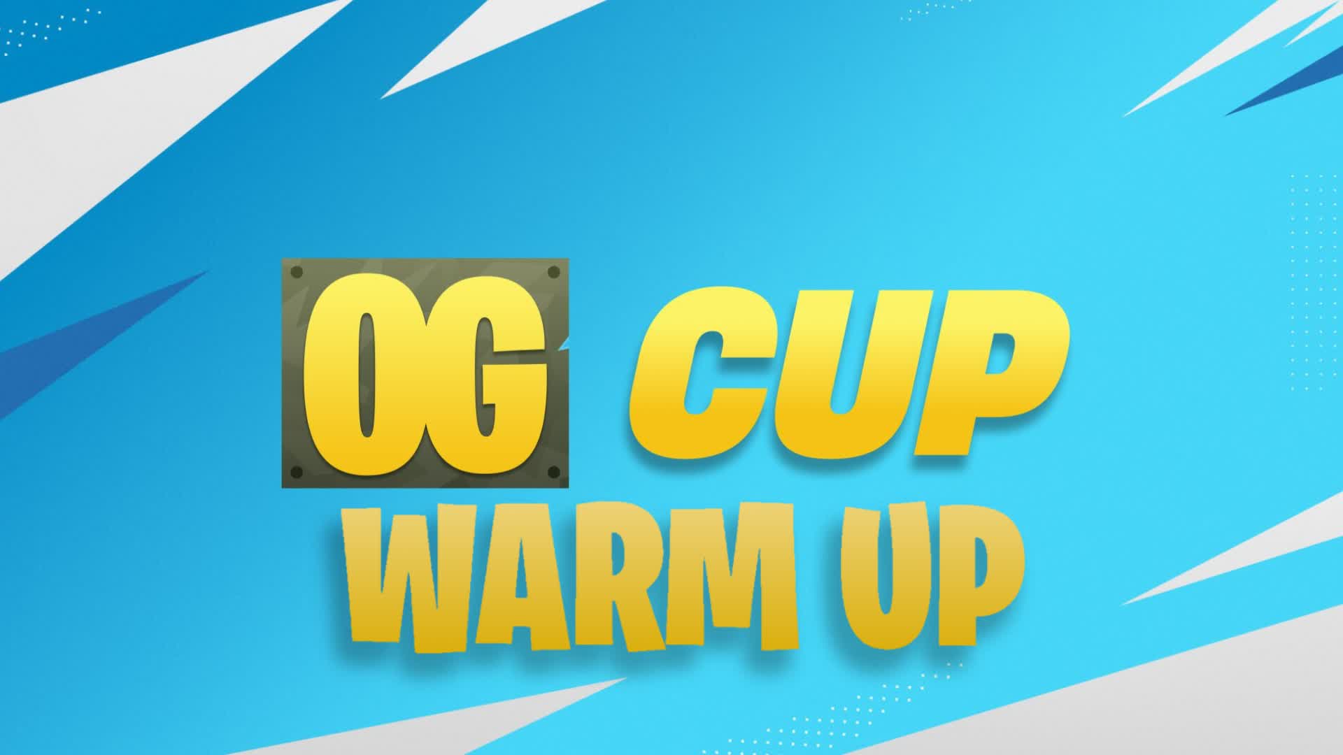 OG CUP WARM UP⭐ 8439-6996-3023 by y05 - Fortnite Creative Map Code ...