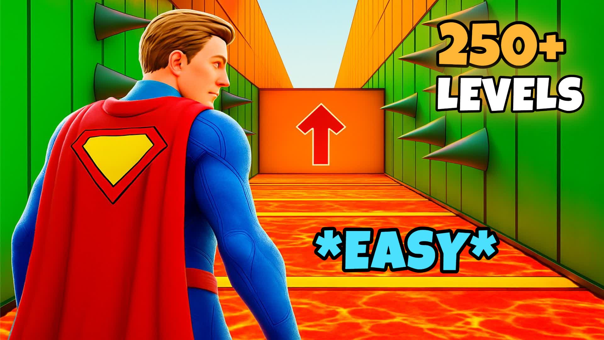 ⭐ SUPERMAN EASY PARKOUR 250+ 🏃 0337-1929-8142 by schizofv - Fortnite ...