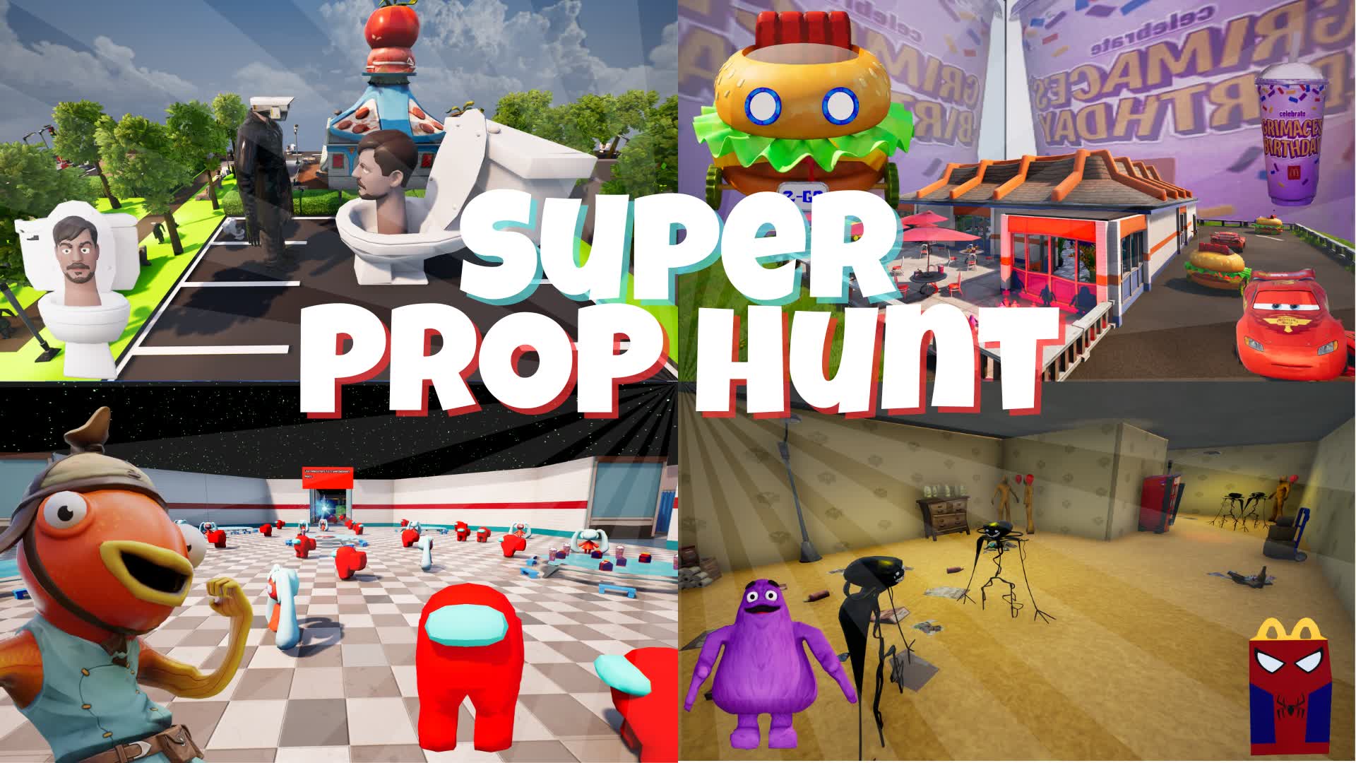 SuperPropHunt 7299 0005 8742 By Chipboy Fortnite Creative Map Code
