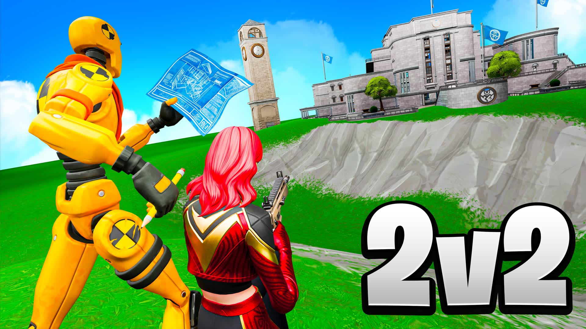 Realistic PRO 2V2 زون المحترفين 8193-3962-3876 by k99k - Fortnite