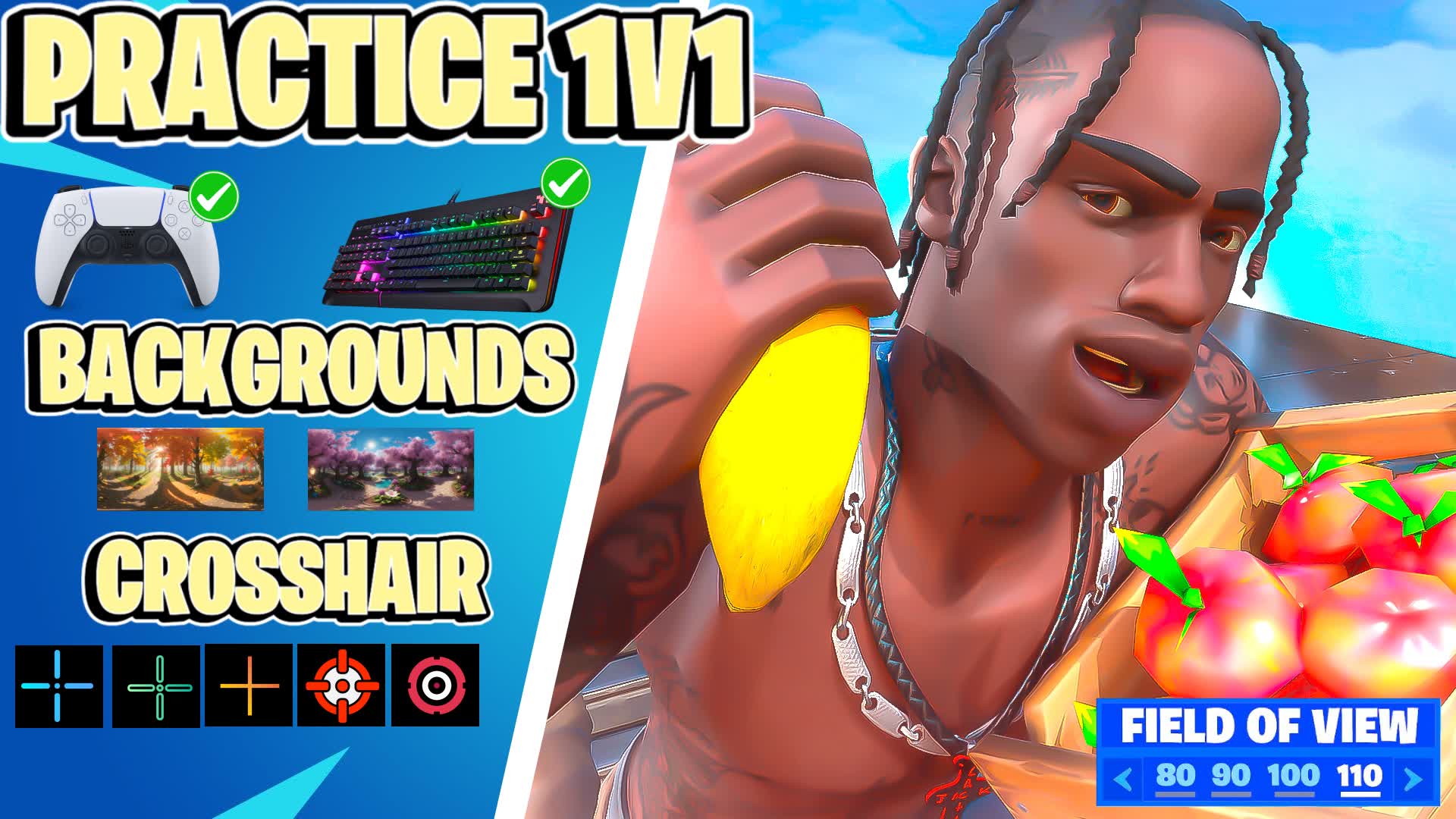 PALERKUMA 1V1 PRACTICE 🏆 戦い 5591-0210-1031 by palerkuma - Fortnite Creative Map Code - Fortnite.GG