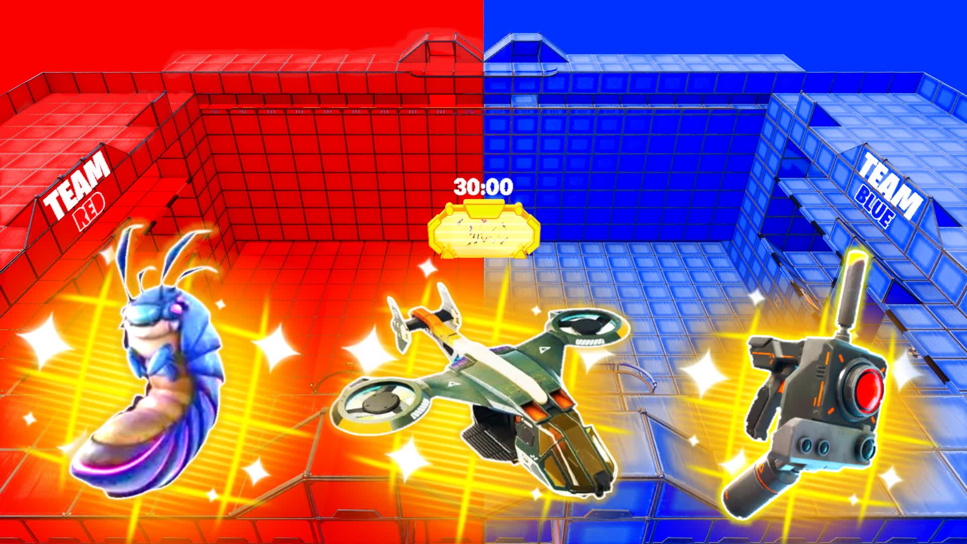 SNEAKY RED VS BLUE 7630-9160-0010 by frsc - Fortnite