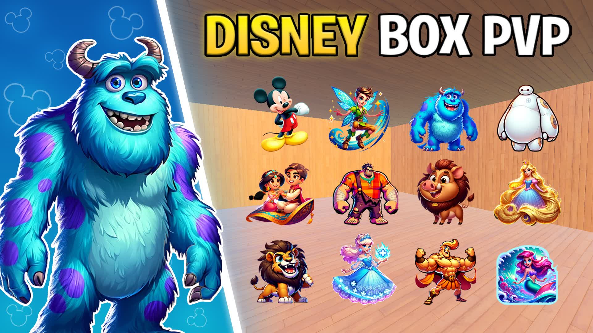 DISNEY BOXFIGHTS 📦 4608-7567-0364 by bny.fnn - Fortnite Creative Map ...