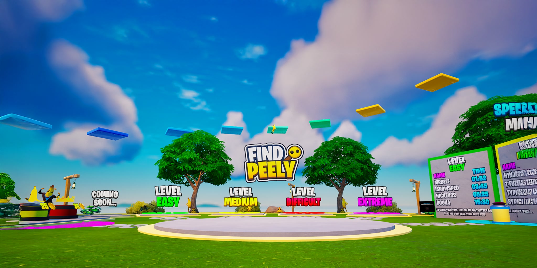 FIND THE BUTTON 🍌PEELY 9209-9051-9867 by khet - Fortnite Creative Map ...