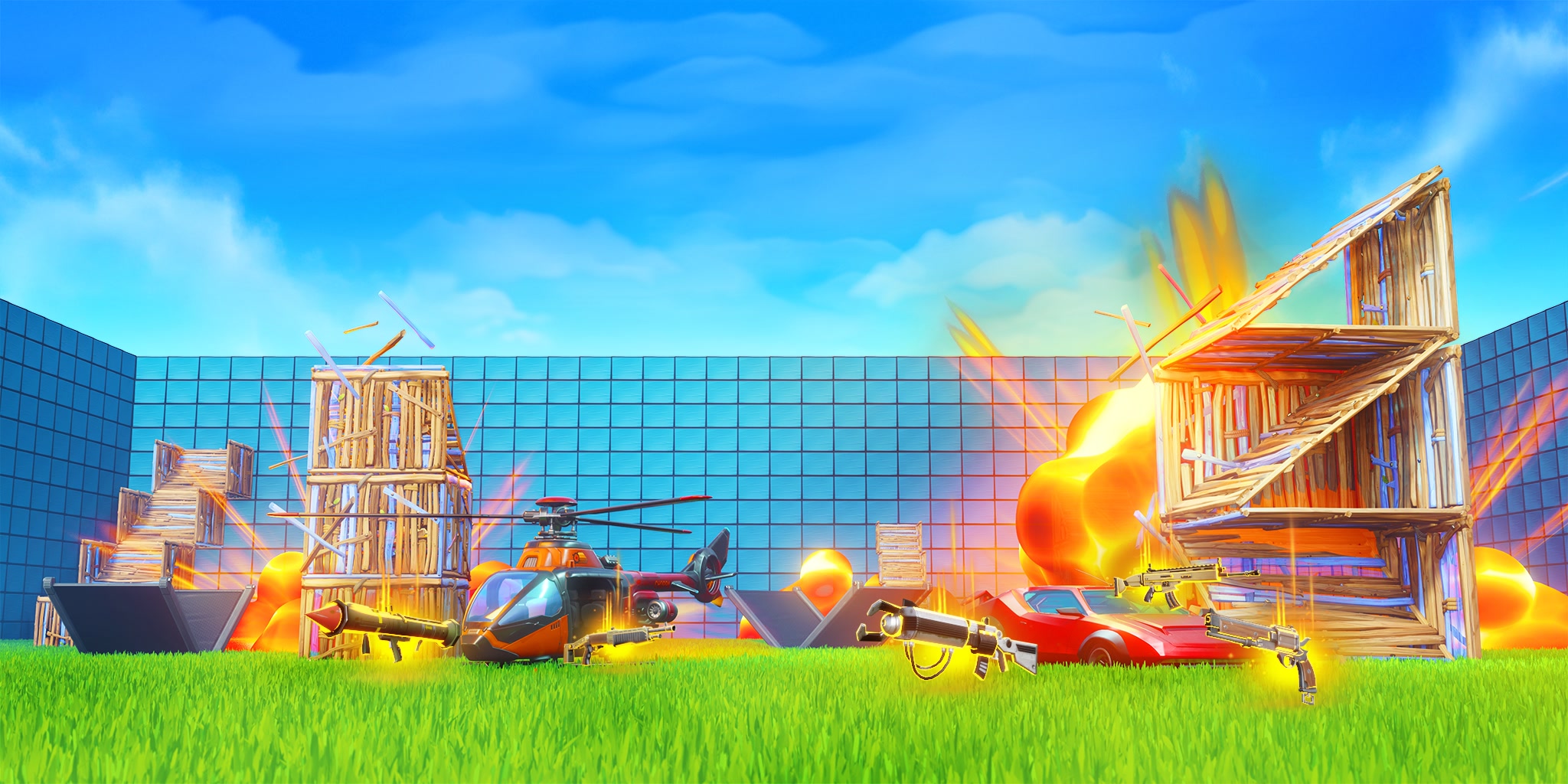 ALL WEAPONS & BOSS BATTLE 1v1 0677-4463-2420 by gmaps - Fortnite ...