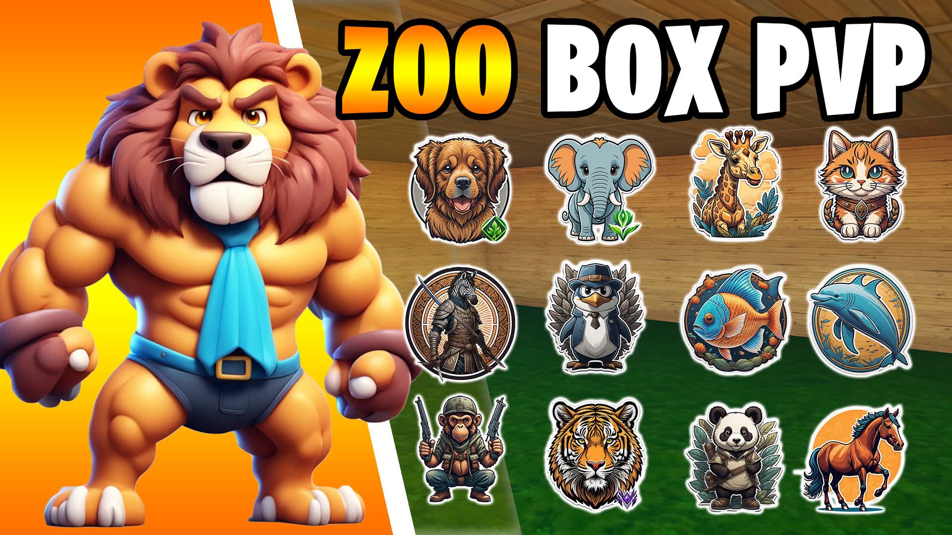 🦁 ZOO BOX PVP 📦 4402-2604-2802 by tunafn - Fortnite Creative Map Code - Fortnite.GG