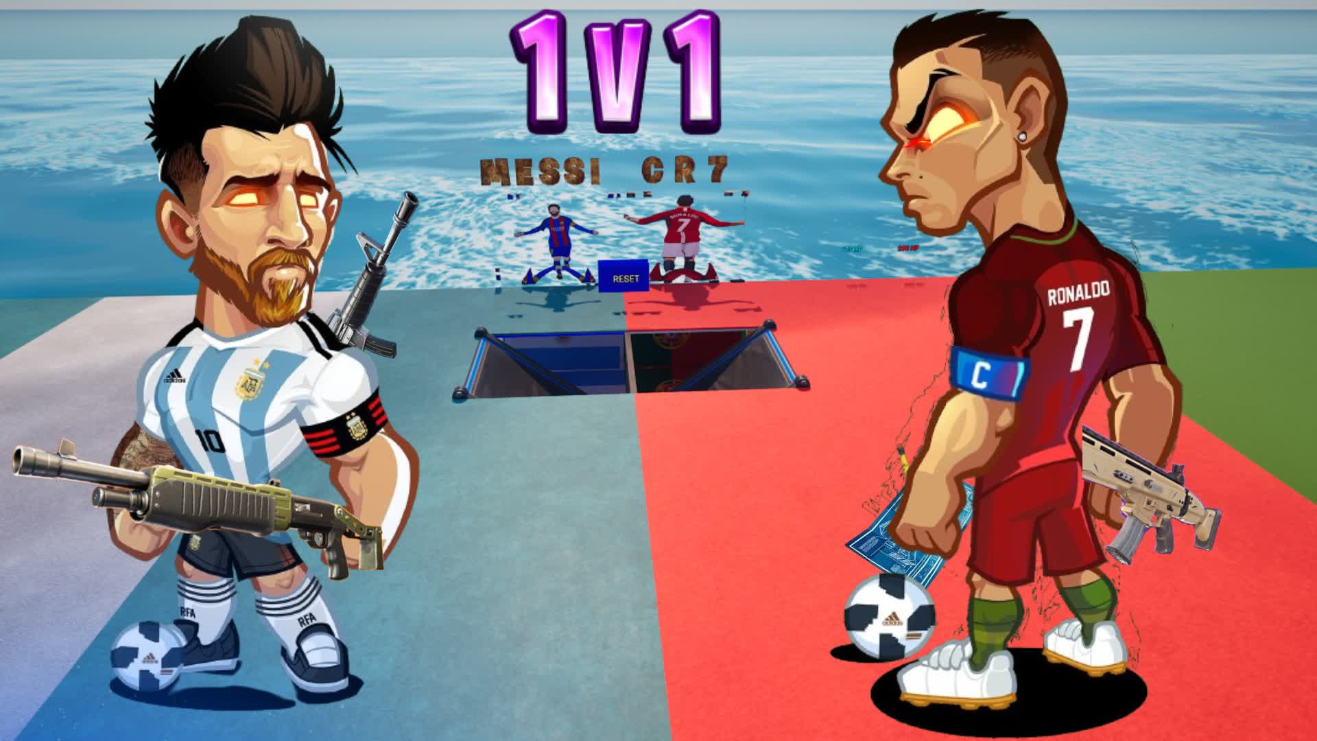 MESSI VS CR7 1V1 BUILD FIGHTS 1442-2064-9175 di s3rgitol - Fortnite