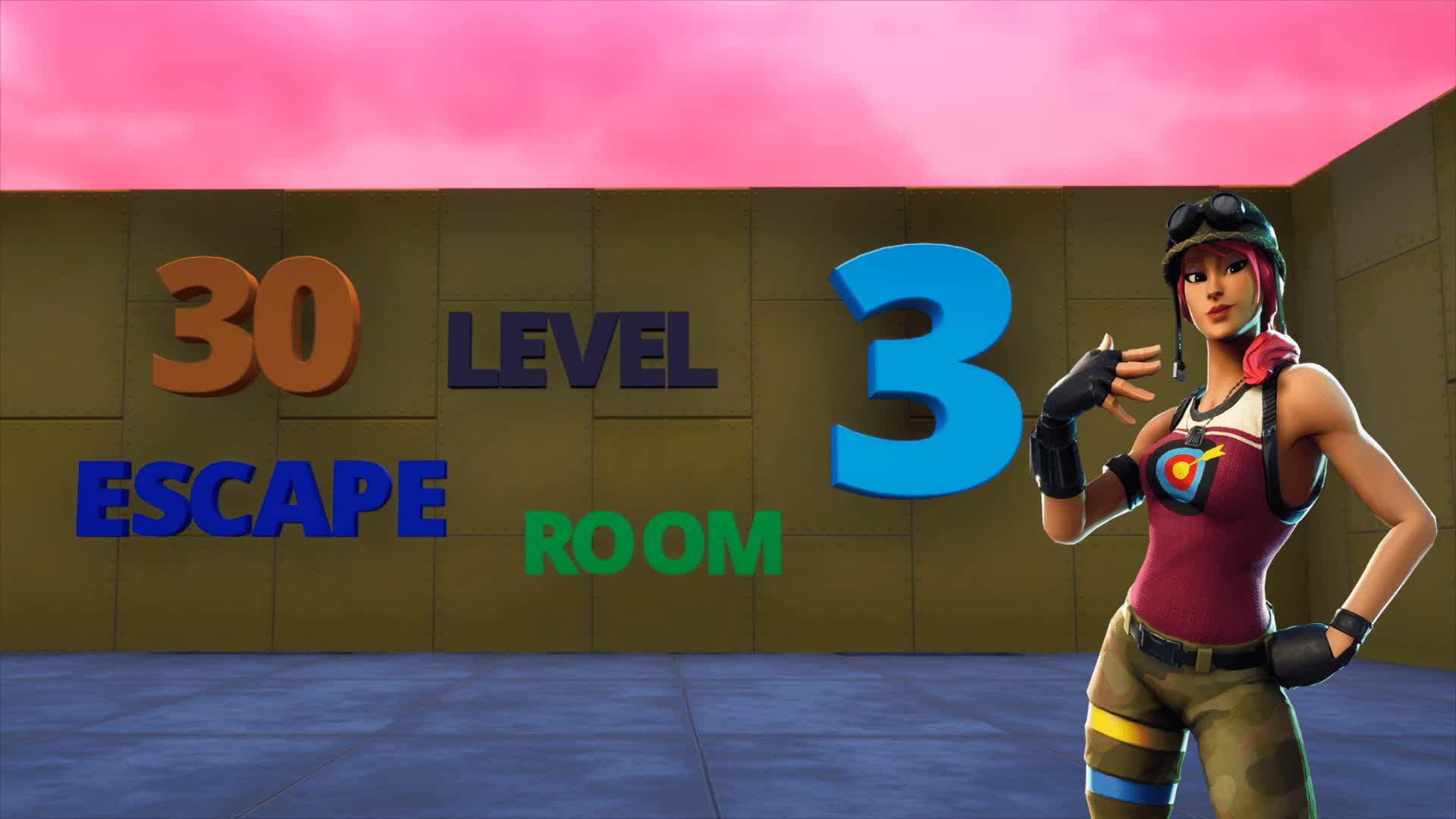 ESCAPE ROOM 3 8696 0356 4530 By Aliko Fortnite Creative Map Code